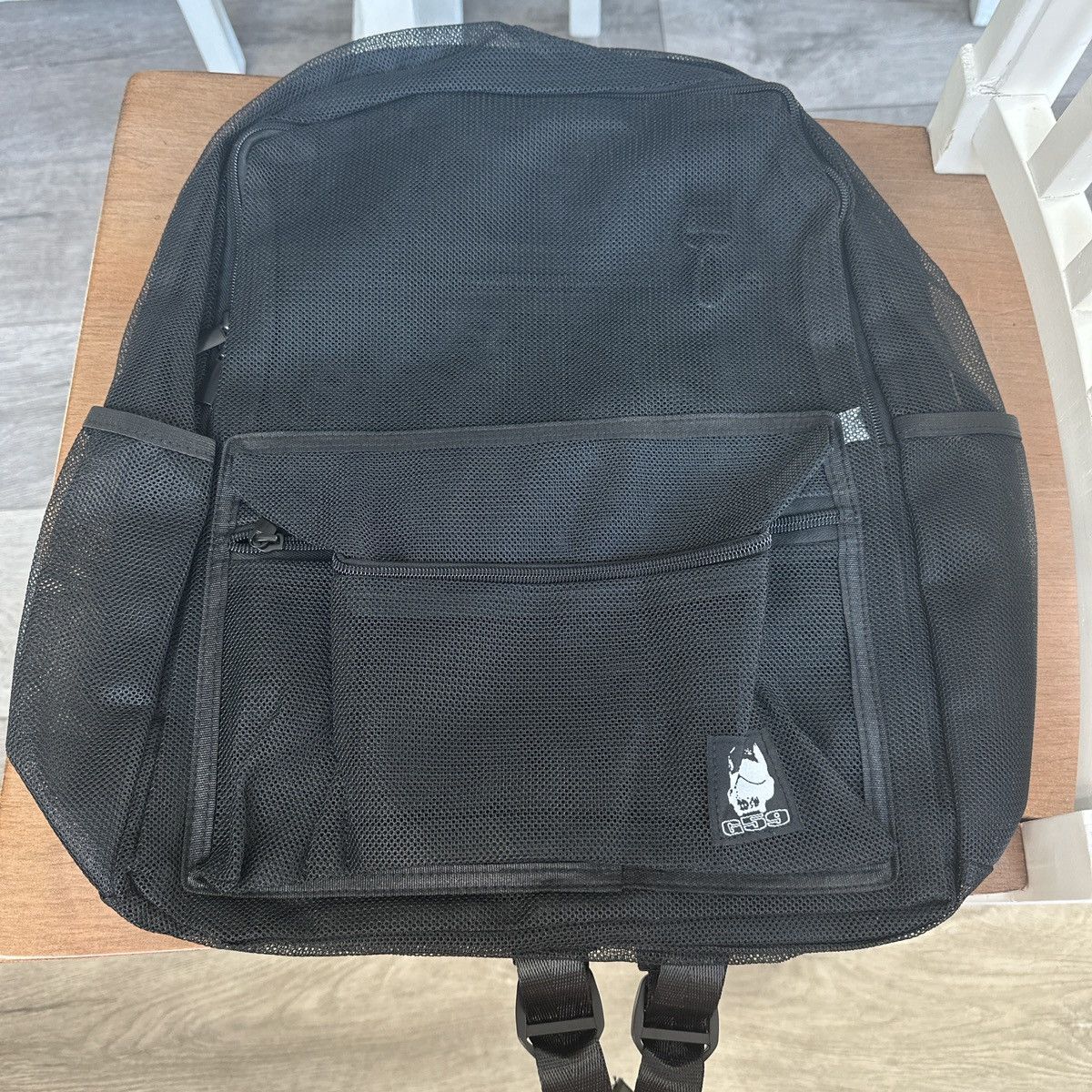 G59 Records × Streetwear G59 Black Mesh Backpack | Grailed