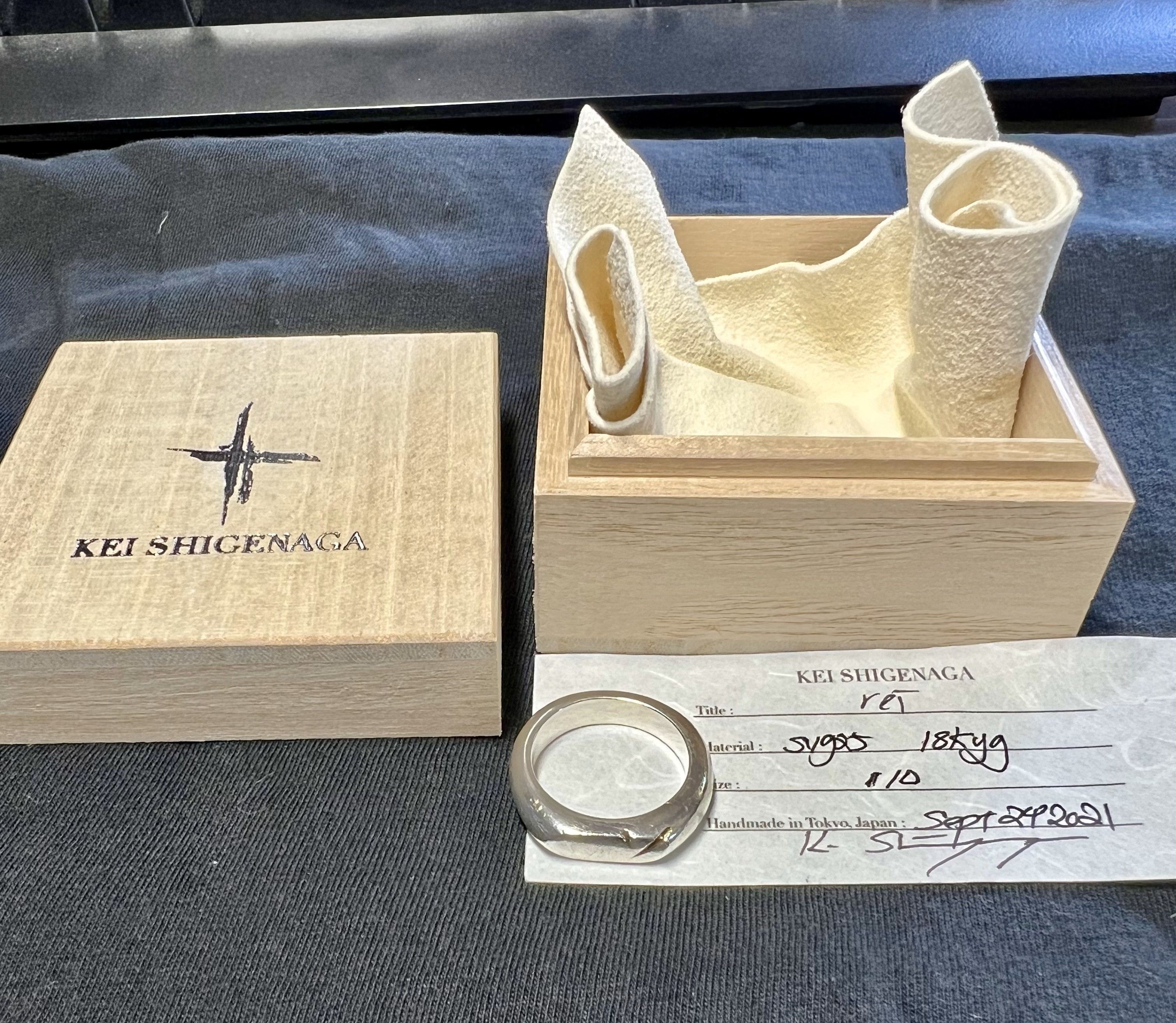 Other Kei Shigenaga Rei Ring Sterling Silver/18K Gold SIZE 10 | Grailed