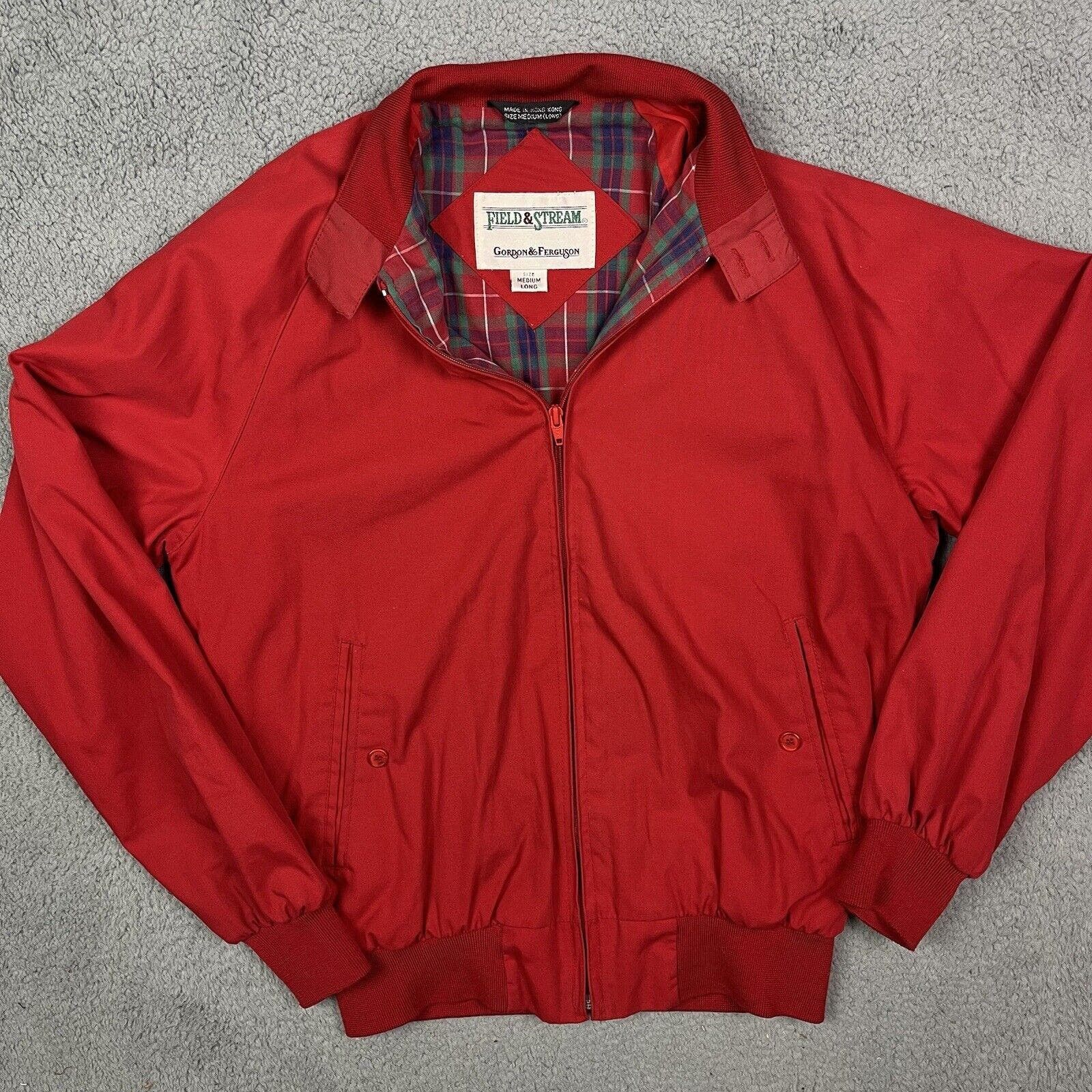 Field And Stream Vintage Field & Stream Jacket Mock Neck Zip Up Red ...