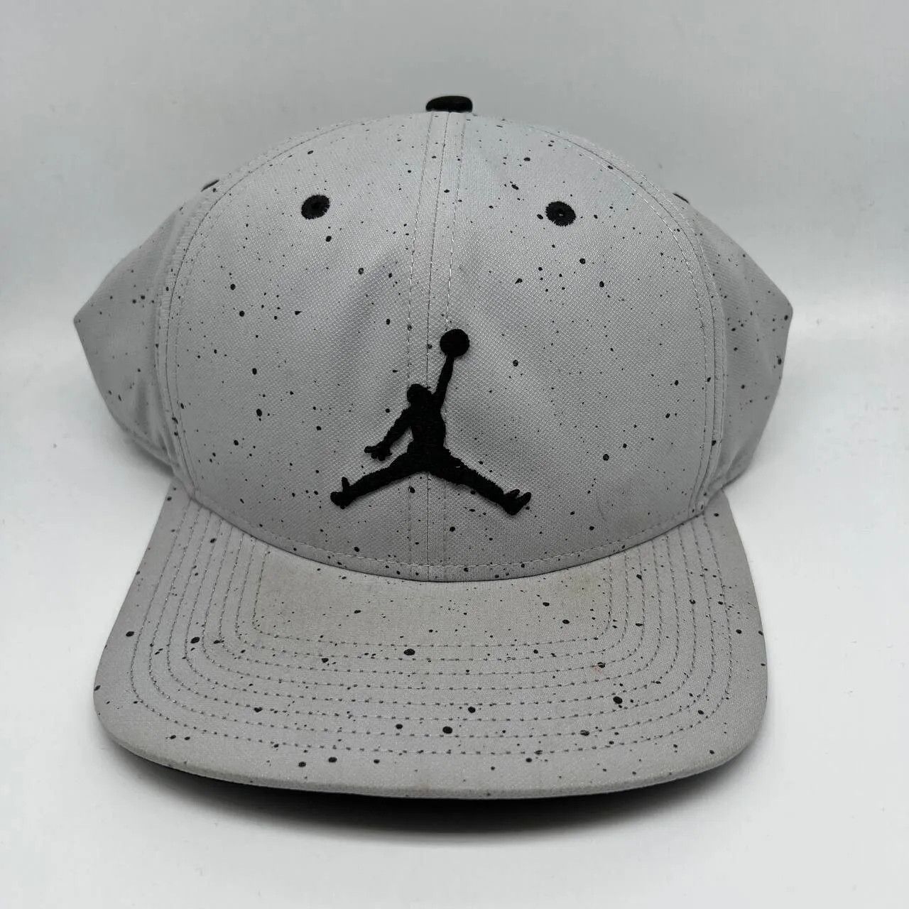 Jordan Brand Air Jordan Gray Black Jumpman Hat Snapback Cap Men | Grailed