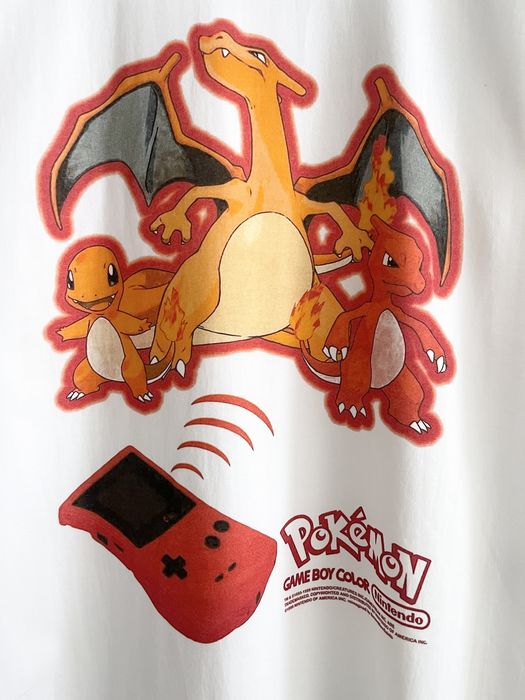 Vintage Game Boy Color Nintendo Pokémon Charmander Evolution Tee | Grailed