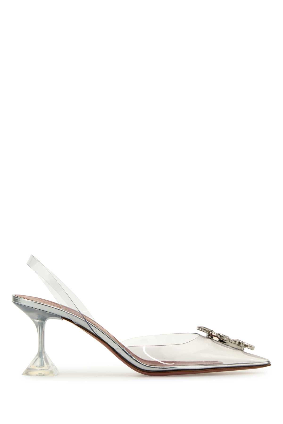 Amina Muaddi Transparent Pvc Begum Pumps | Grailed