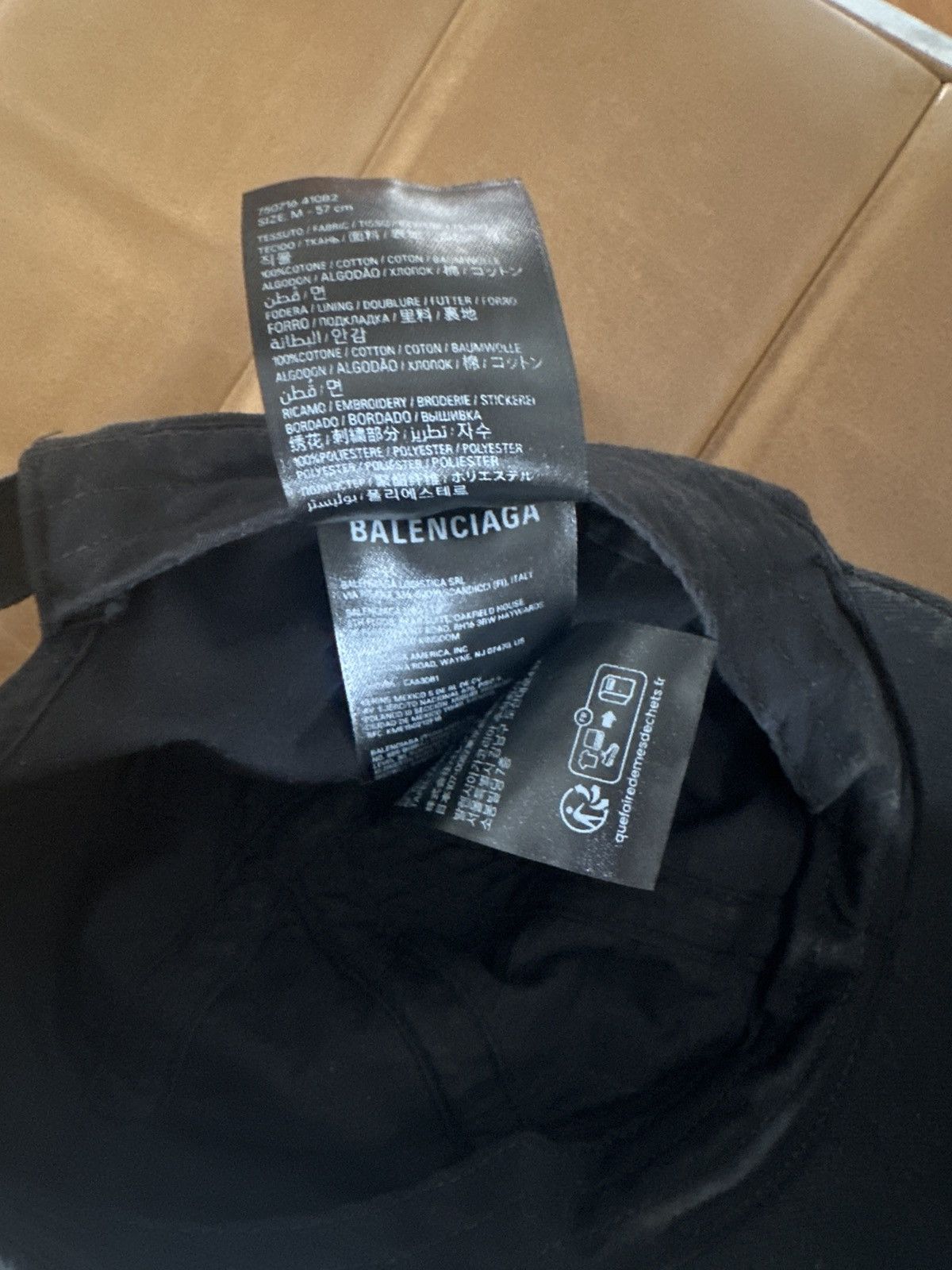 Balenciaga Balenciaga Front Piercing Cap in Black | Grailed