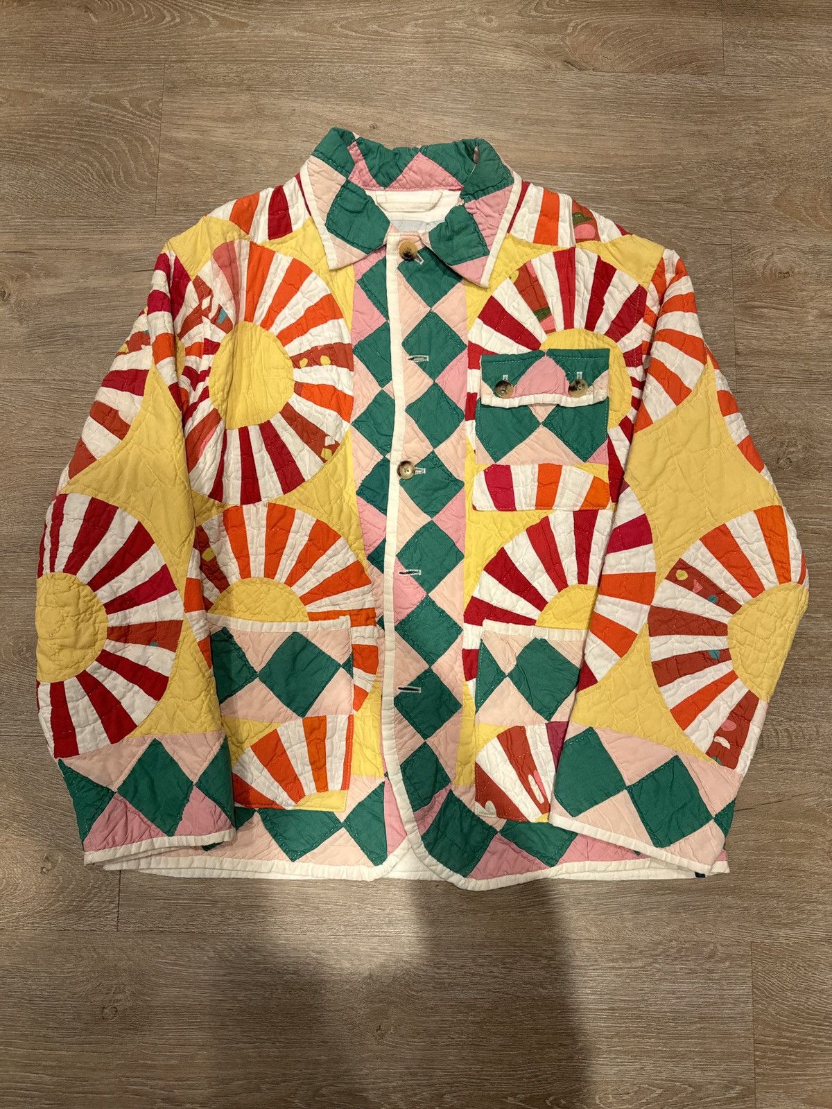 Bode Bode One of Kind Quilt Jacket | Grailed
