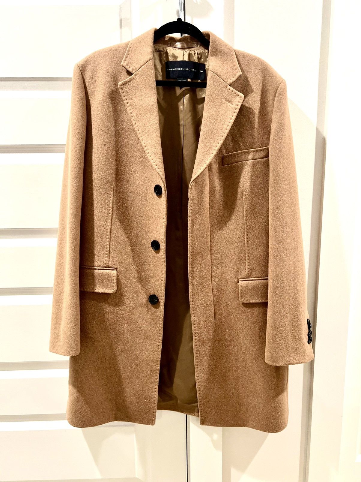 French Connection Camel Coat. Only Worn Once | Grailed