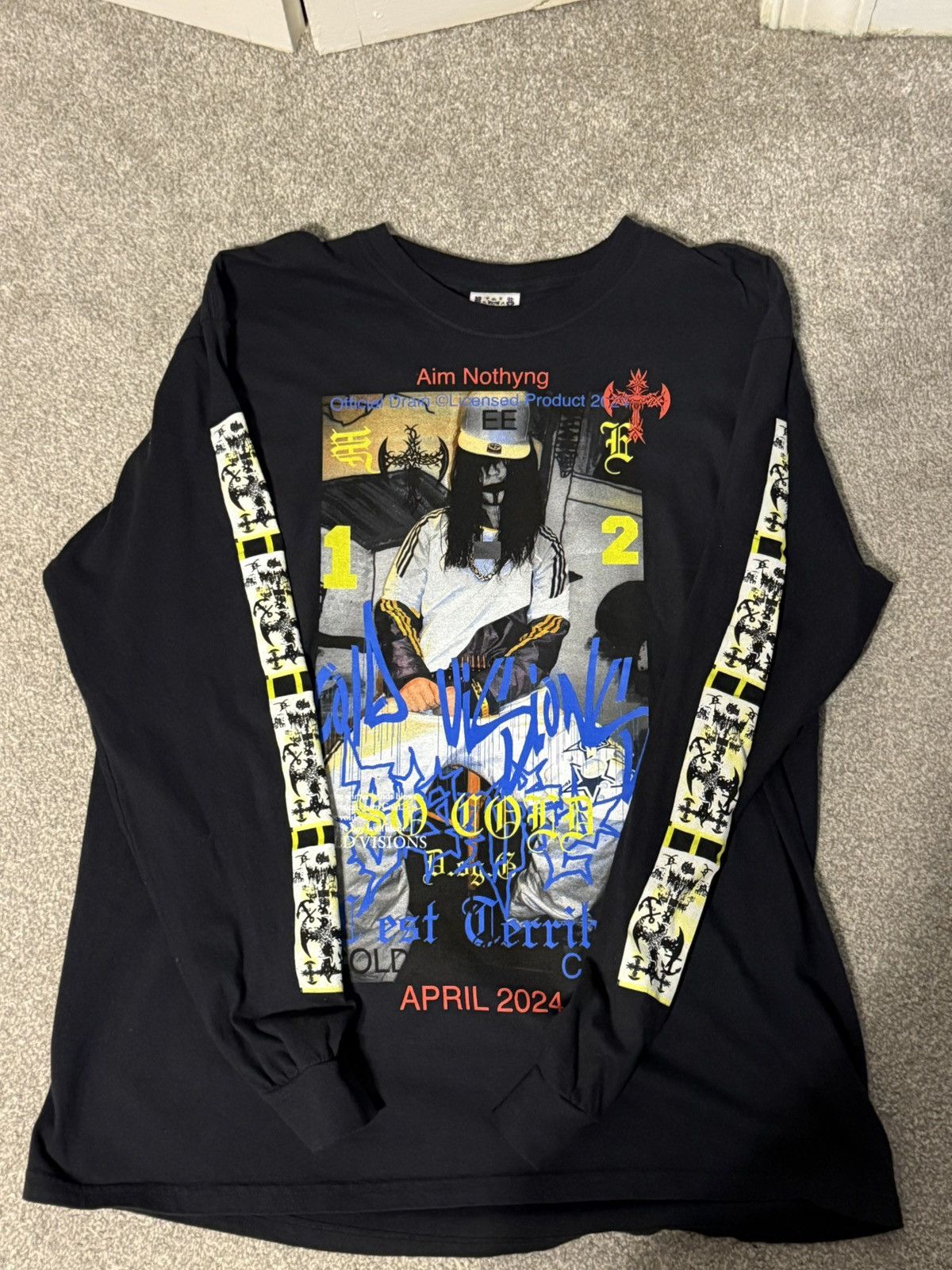 Drain Gang × Sad Boys BLADEE COLD VISIONS TOUR 2024 LONG SLEEVE | Grailed