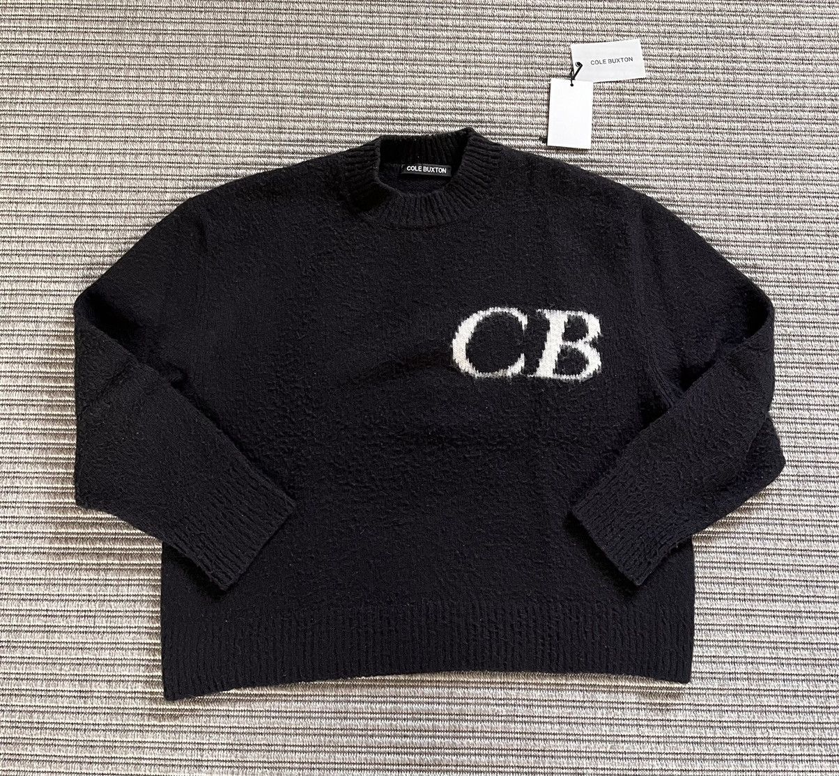 Cole Buxton Logo knit sweater | Grailed