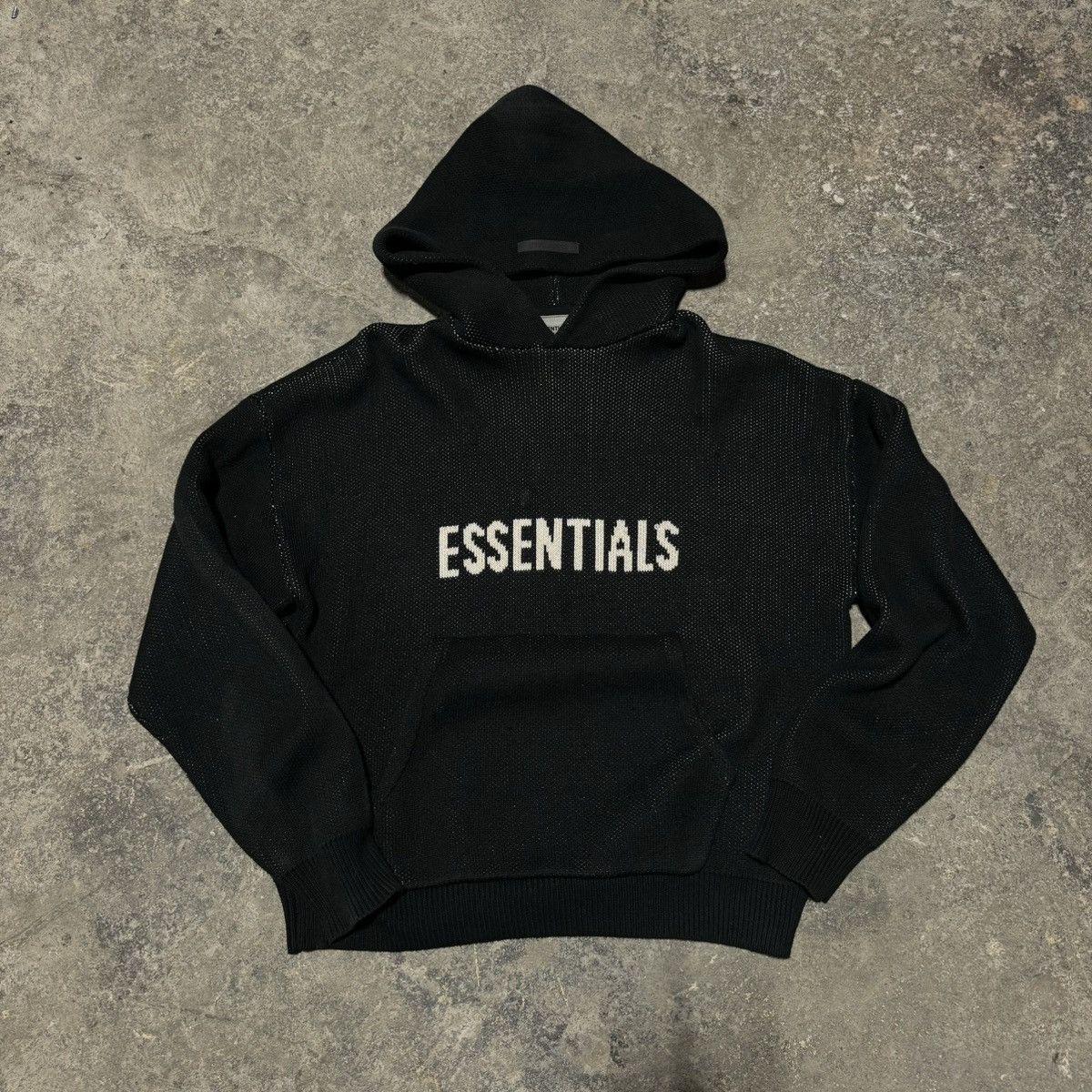 Essentials Fear of God Essentials Knit Hoodie | Grailed
