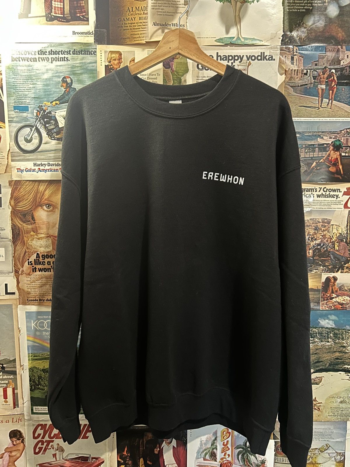 Hypebeast EREWHON Box Logo Crewneck Sweater Beverly Hills Los Angeles ...
