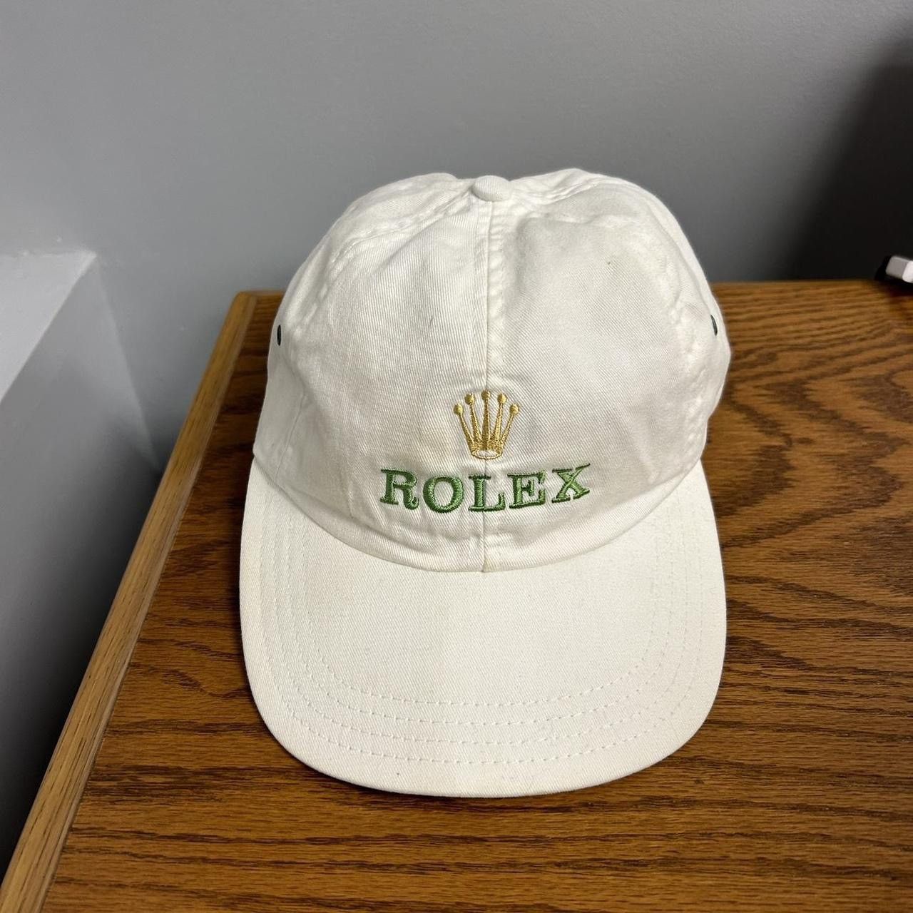 Rolex × Vintage vintage 2000s Rolex Golf Hat. leather strap back. | Grailed