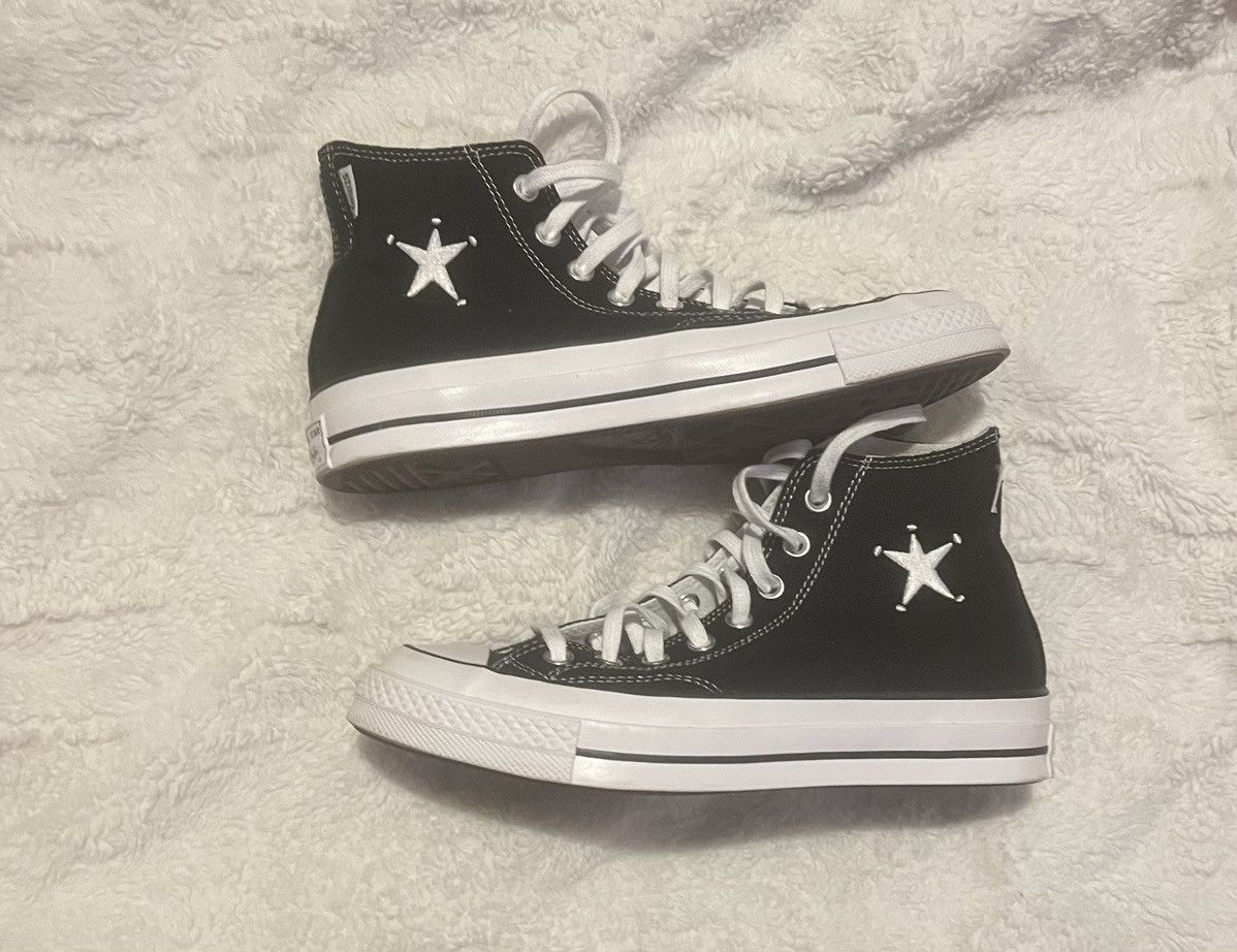 Converse × Stussy Stüssy x Converse Chuck 70 HI Black/White Converse × Stussy Stüssy x Converse Chuck 70 HI Black/White