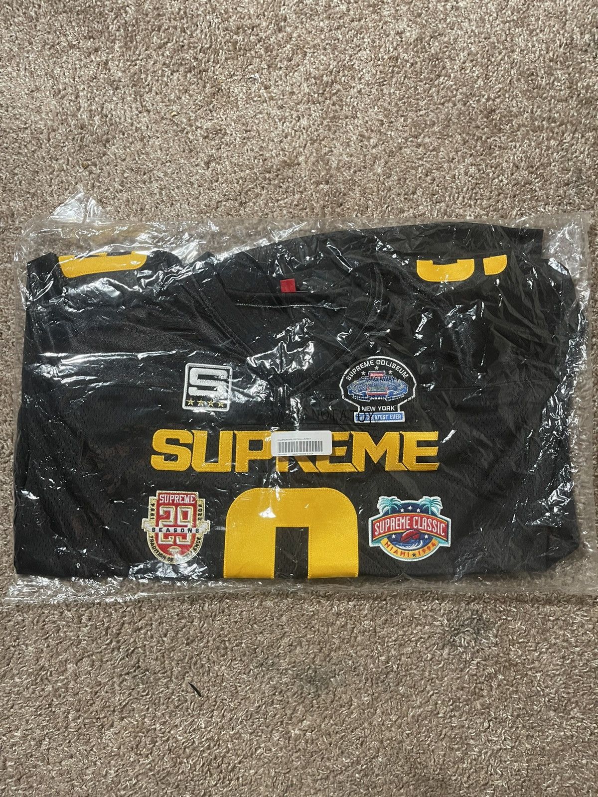 Supreme Championships Embroidered Football Jersey | Grailed