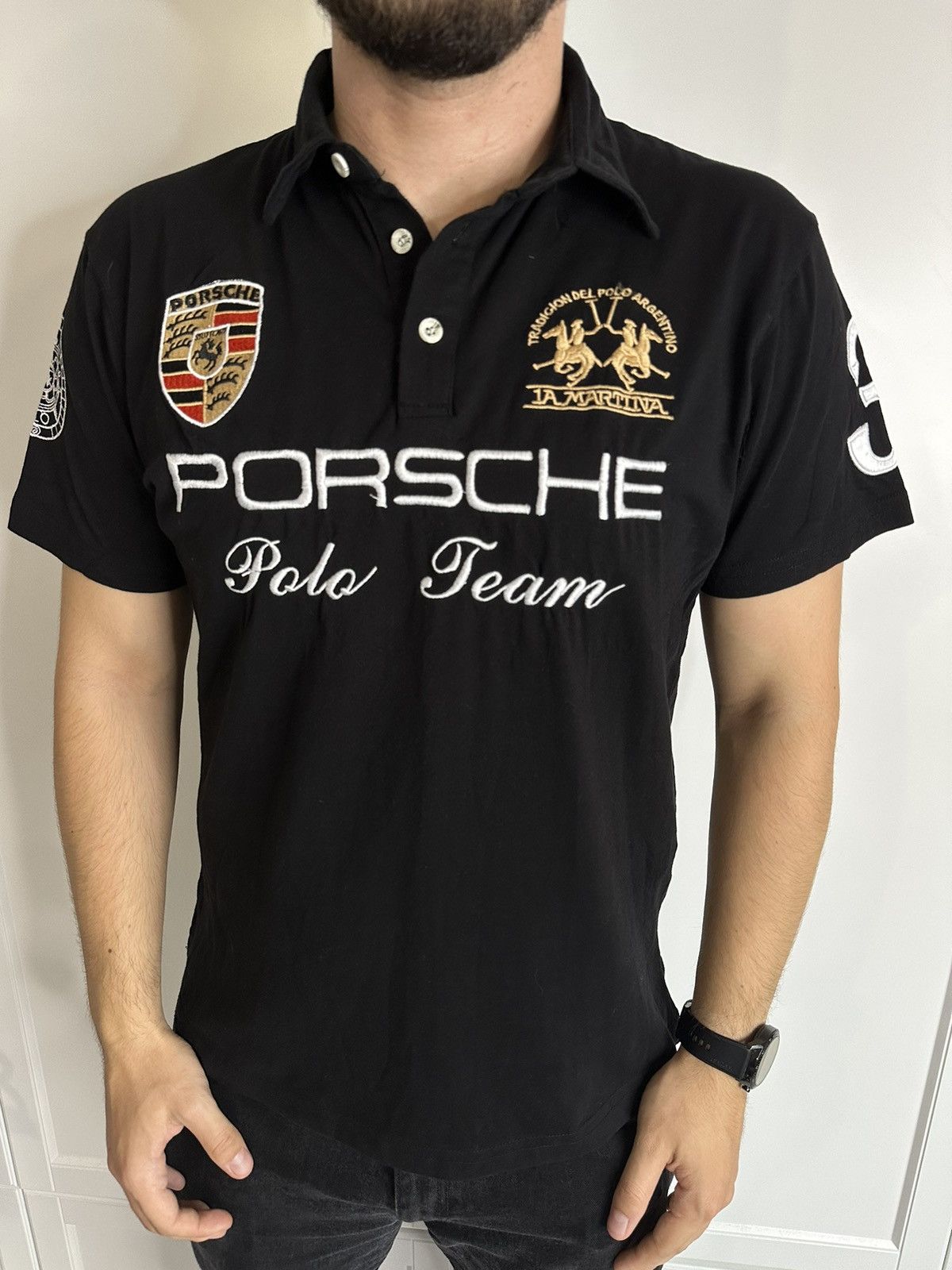 La Martina × Porsche Design × Vintage Vintage 00s Porsche Polo Team La ...