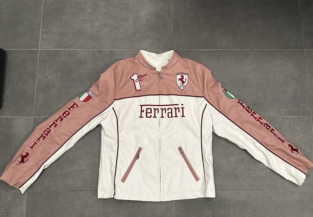 Ferrari × Streetwear Ferrari Leather Jacket | Grailed