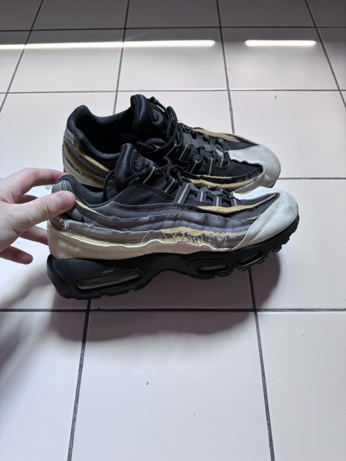 Nike CDG air max 97 Charcoal | Grailed