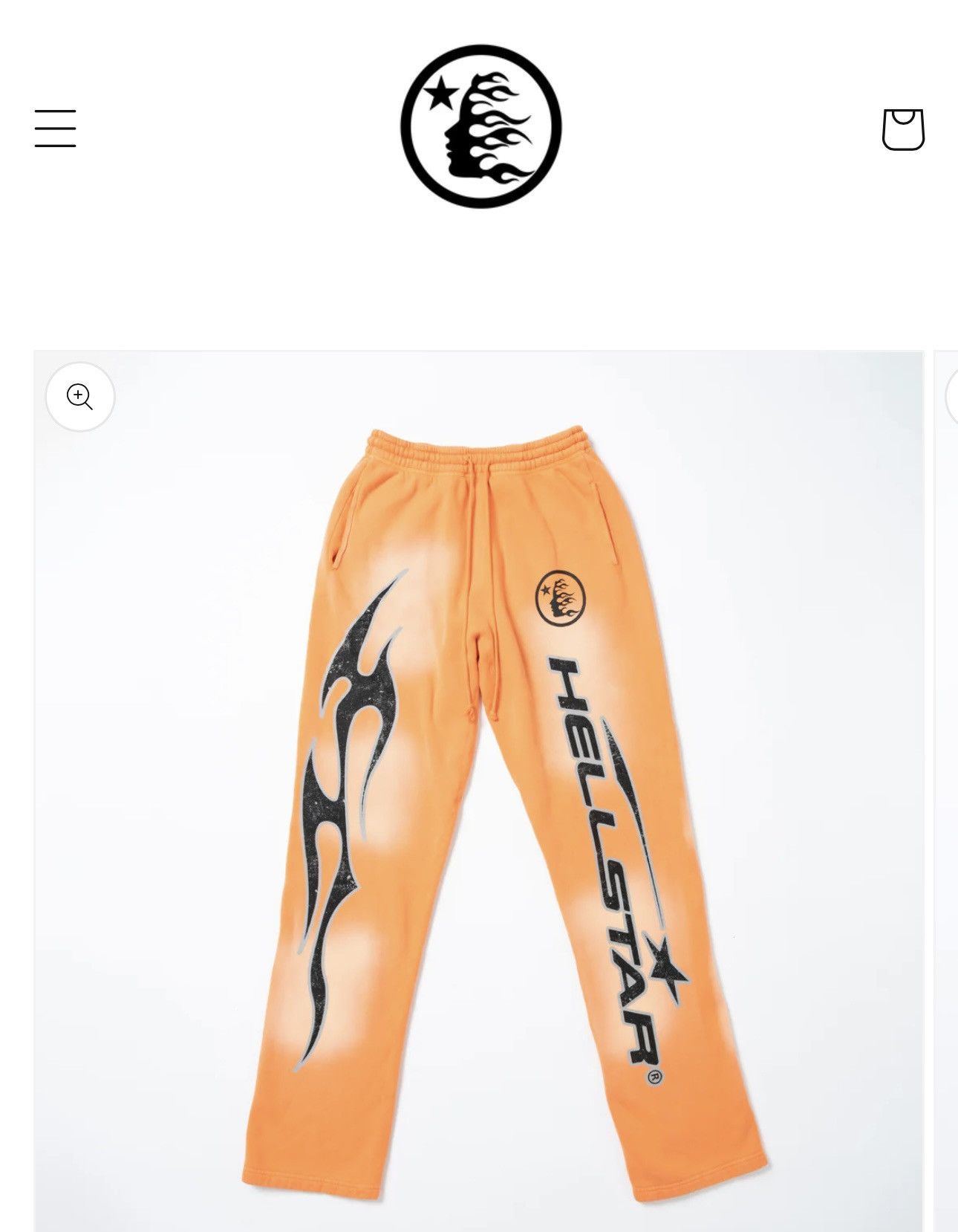 Vintage Hellstar Fire Orange Sweatpants | Grailed