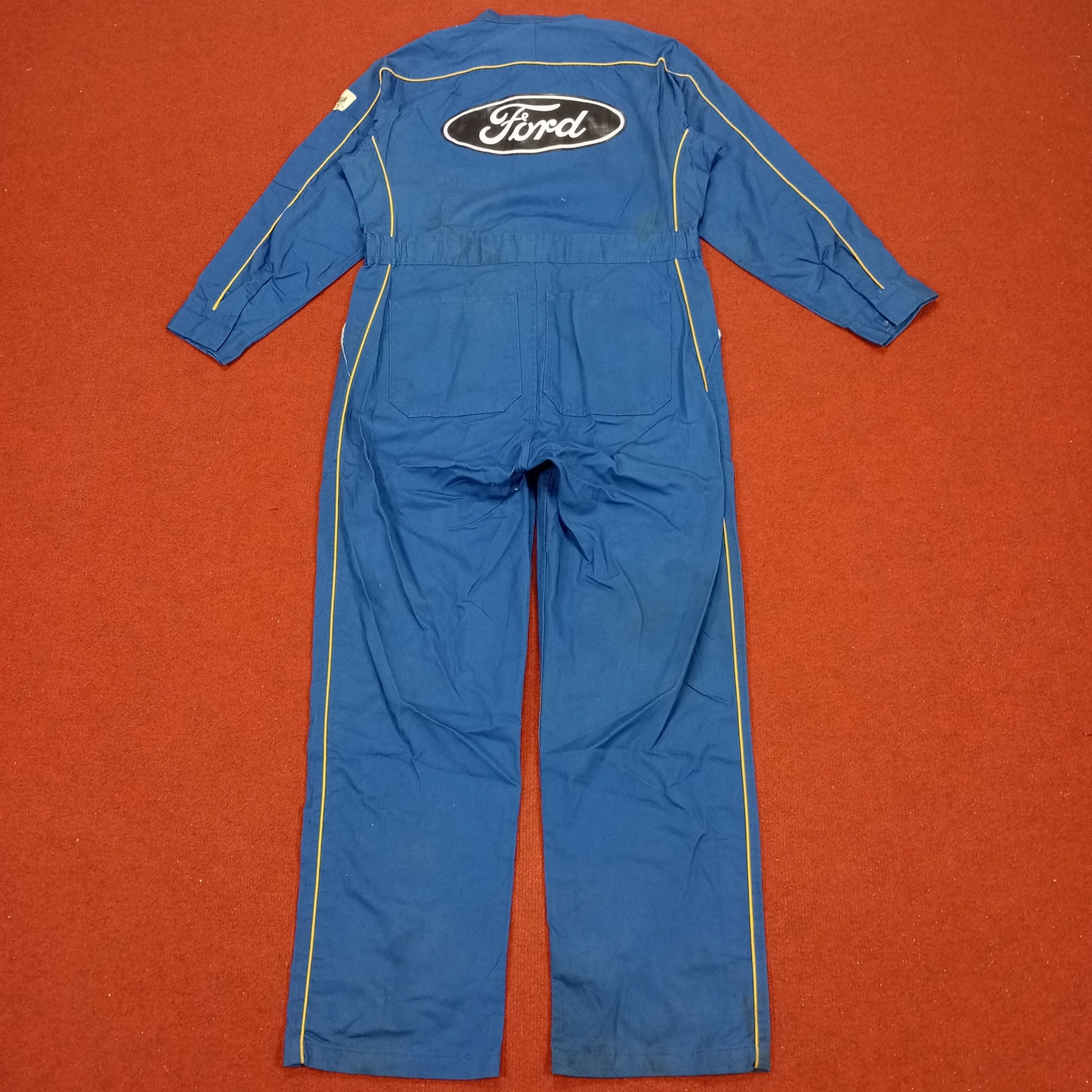 Vintage Ford Motorsports Brand Workwear Coverall Jacket | Grailed