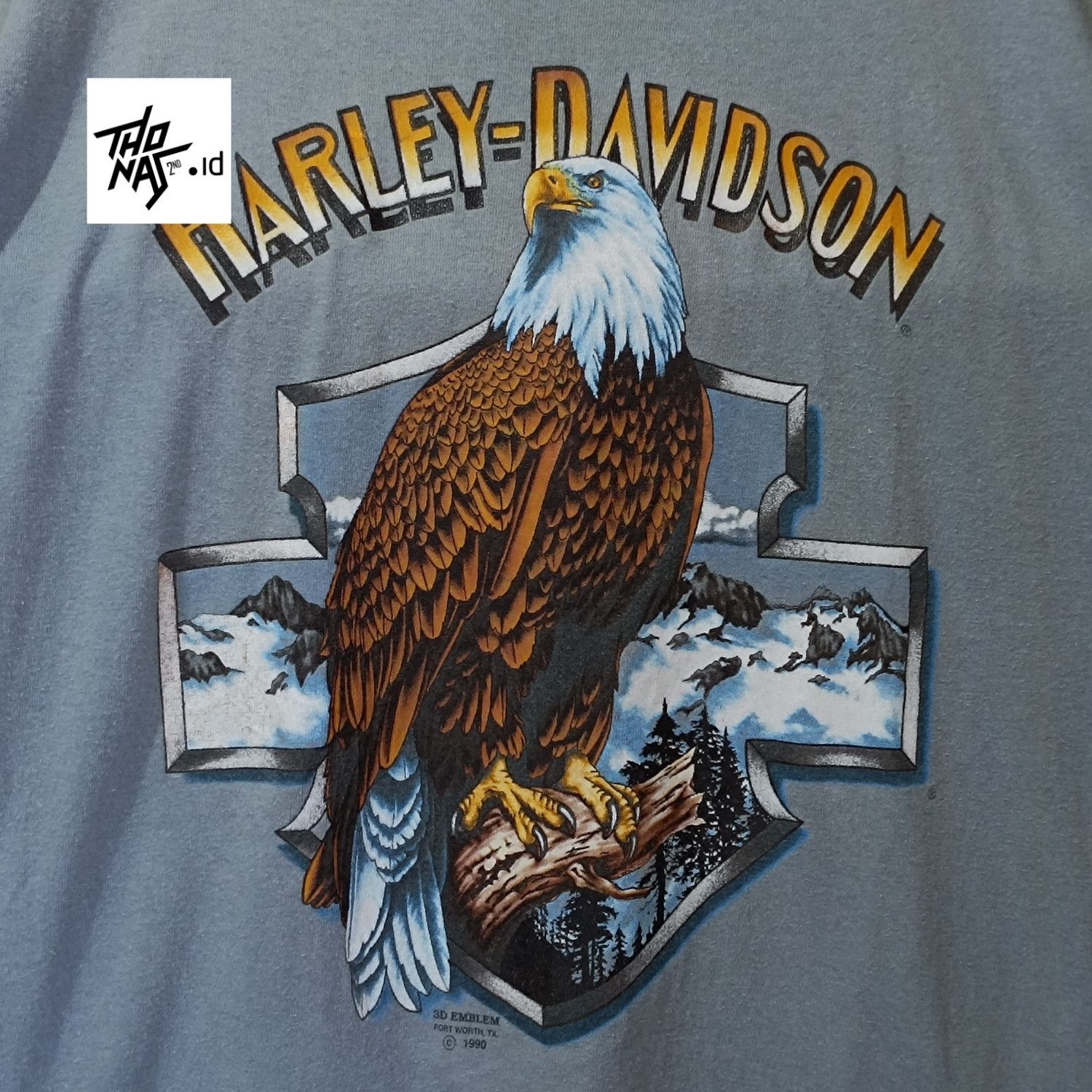 Harley Davidson × Rare × Vintage ️FREE SHIPPING ️90's Eagle Harley ...