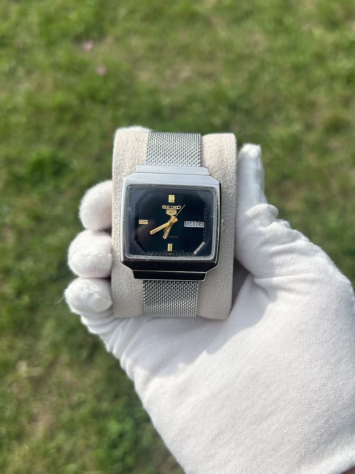 Seiko × Vintage Vintage Seiko 5 Square Automatic Watch Collectible ...
