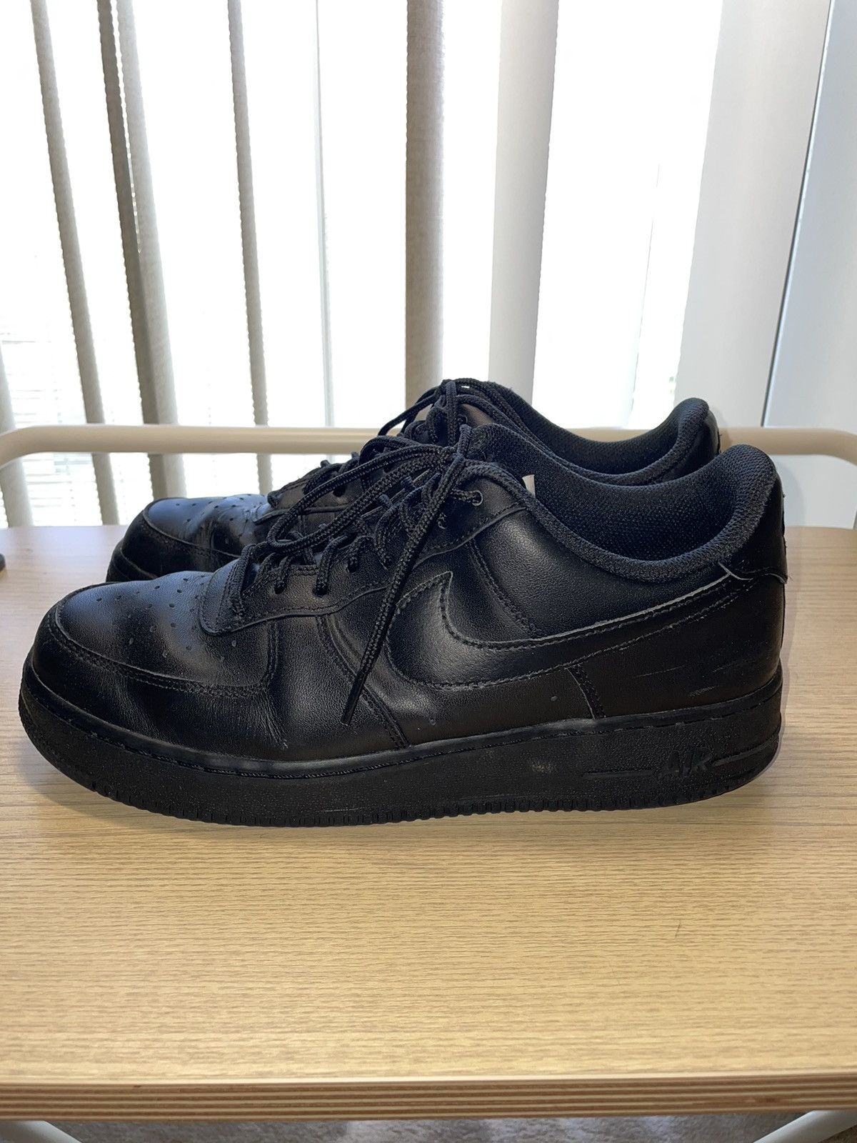 Nike Nike Air Force 1 ‘07 all Black | Grailed