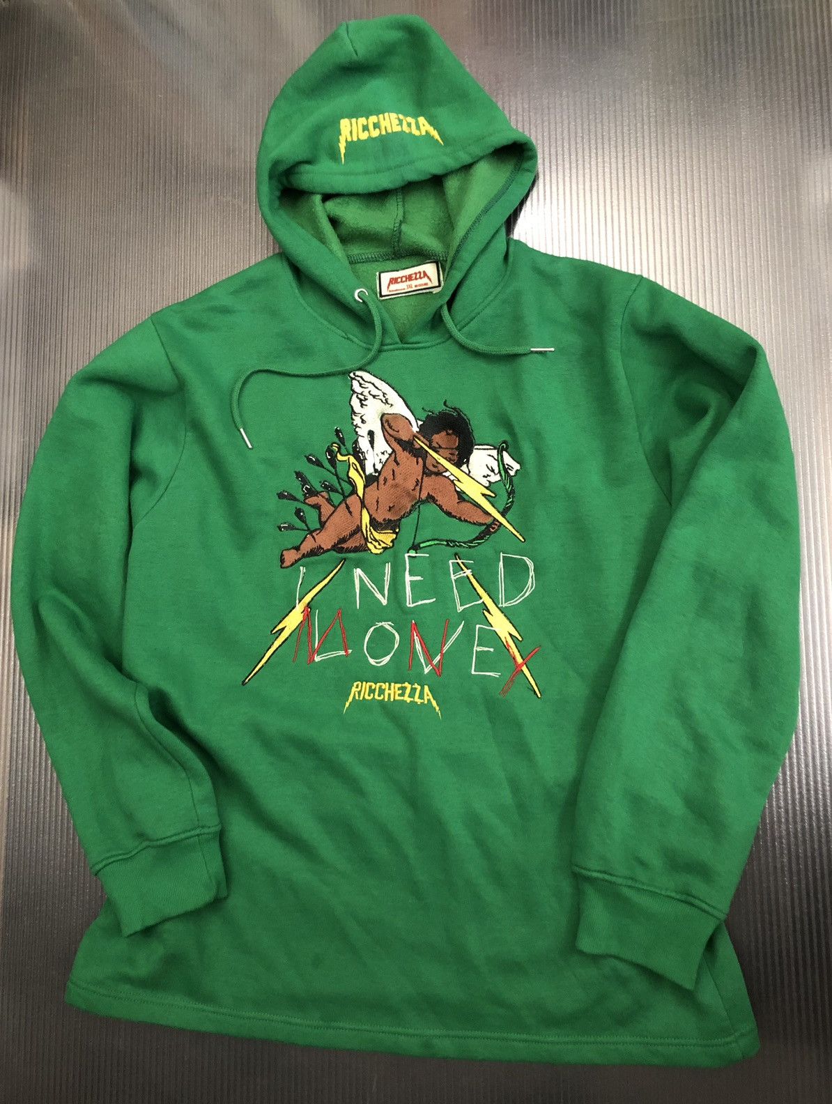 Designer Ricchezza forever love hurts money heals hoodie 3XL | Grailed