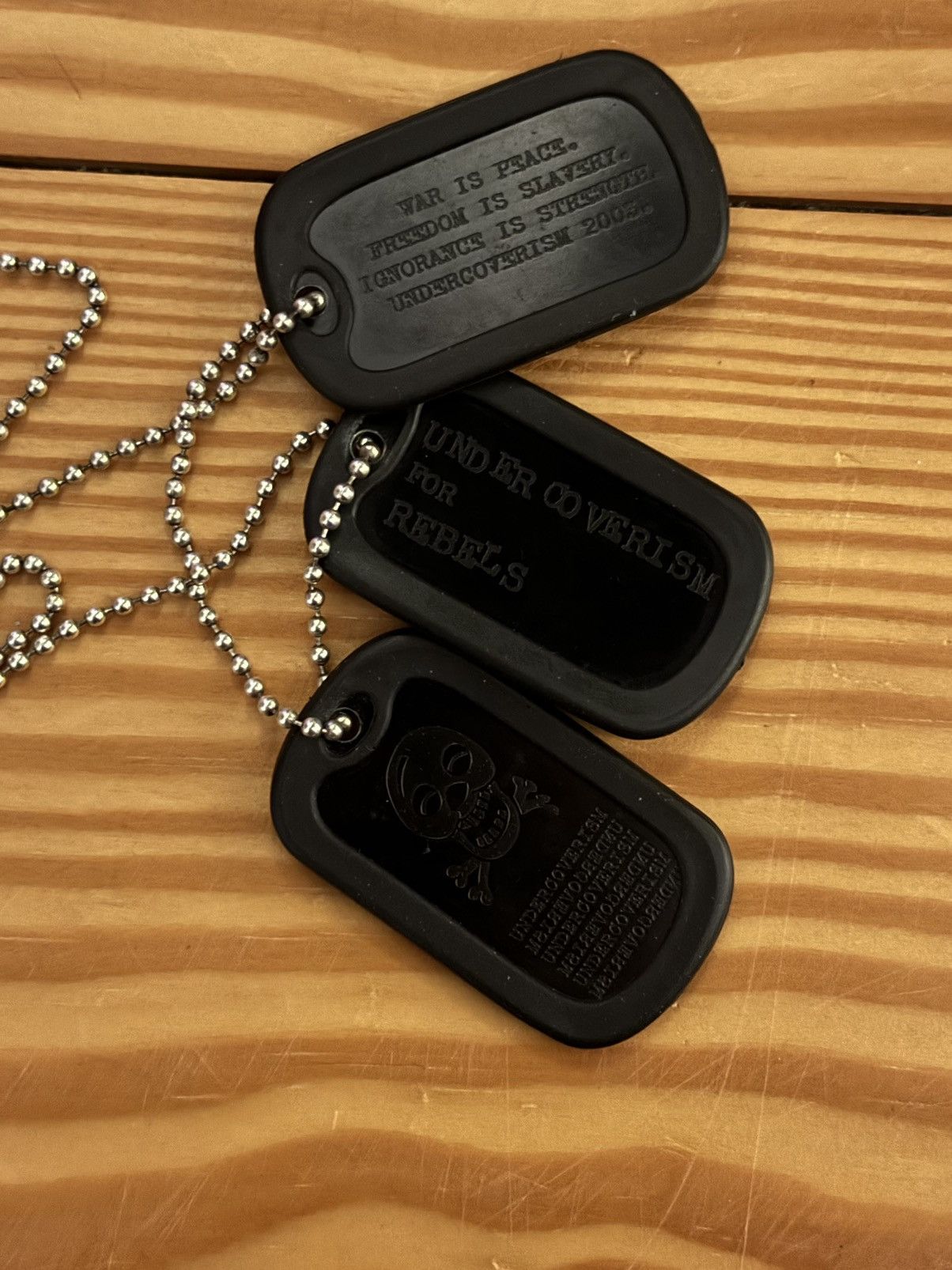Jun Takahashi × Undercover Undercover Paperdoll dog tags | Grailed