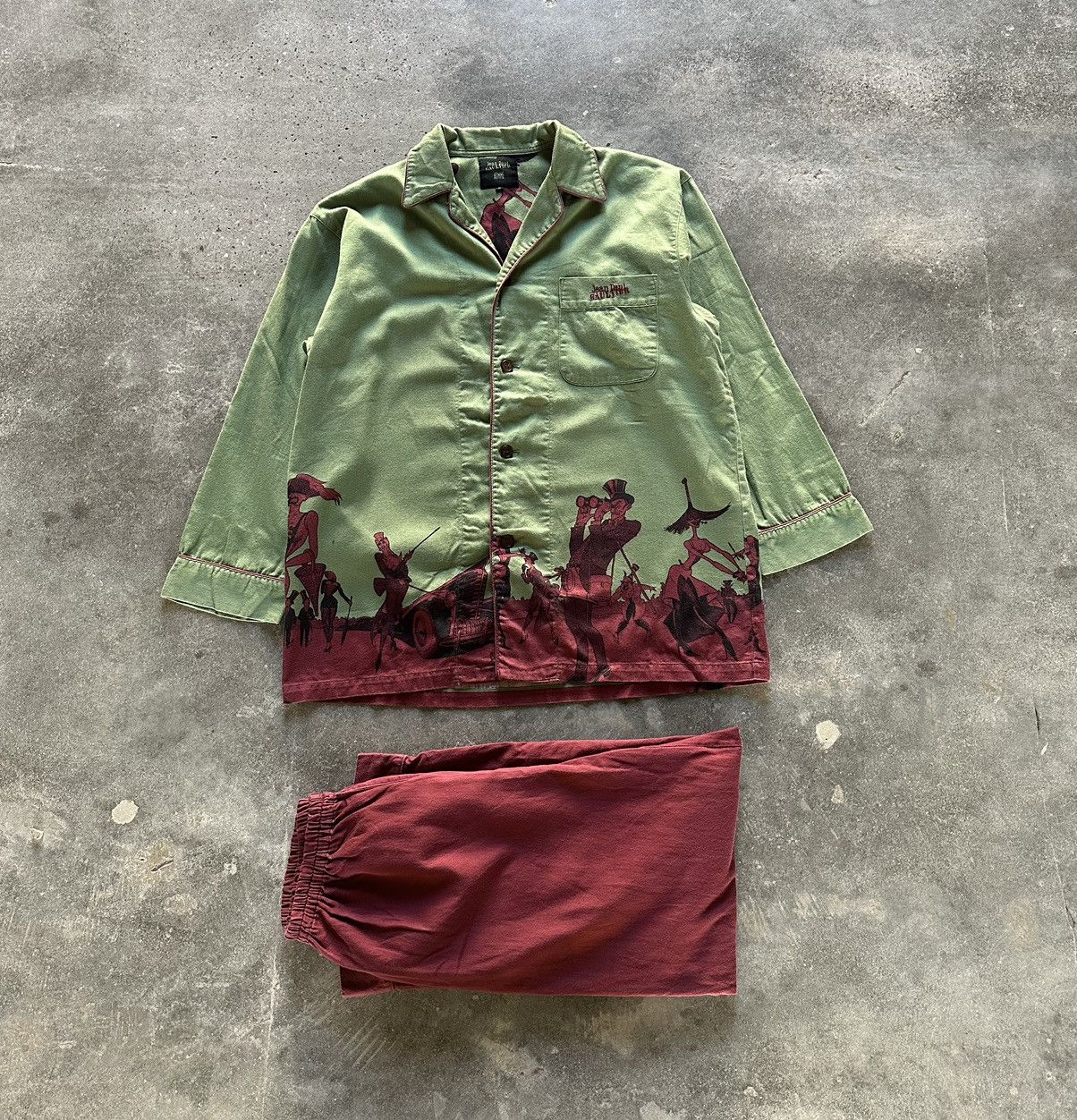 Jean Paul Gaultier Vintage 90’s Jean Paul Gaultier pajama set | Grailed
