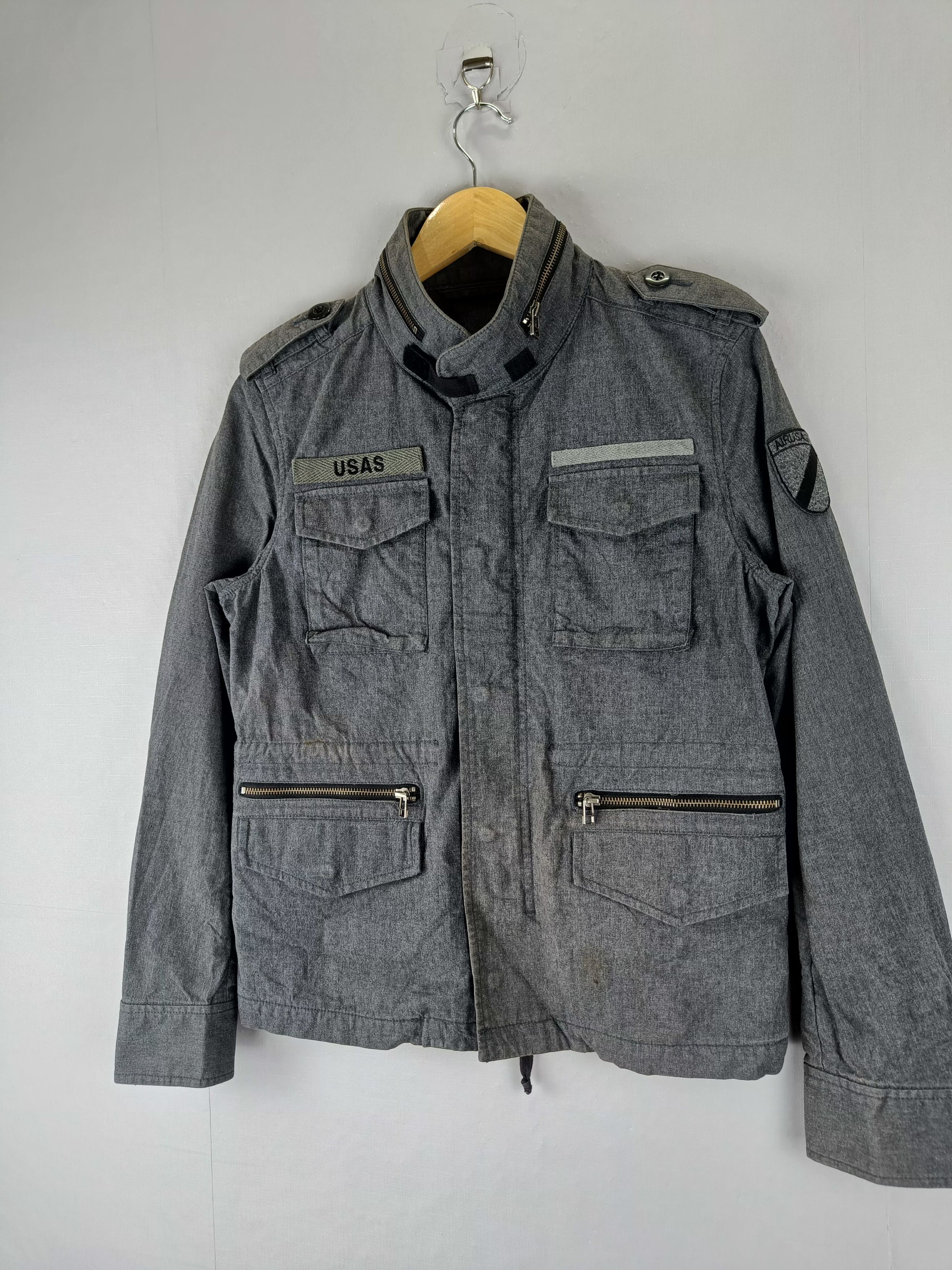 M 65 Field Jacket × Military × Ships Jet Blue SHIPS Jet Blue AIRUSAS ...