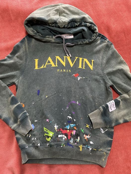 Lanvin Gallery Dept. x Lanvin PAINTED HOODIE | Grailed