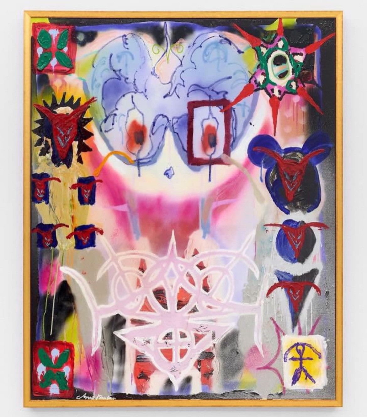 Drain Gang Benjamin Reichwald x Jonas Rönnberg “MBK STE” Painting | Grailed