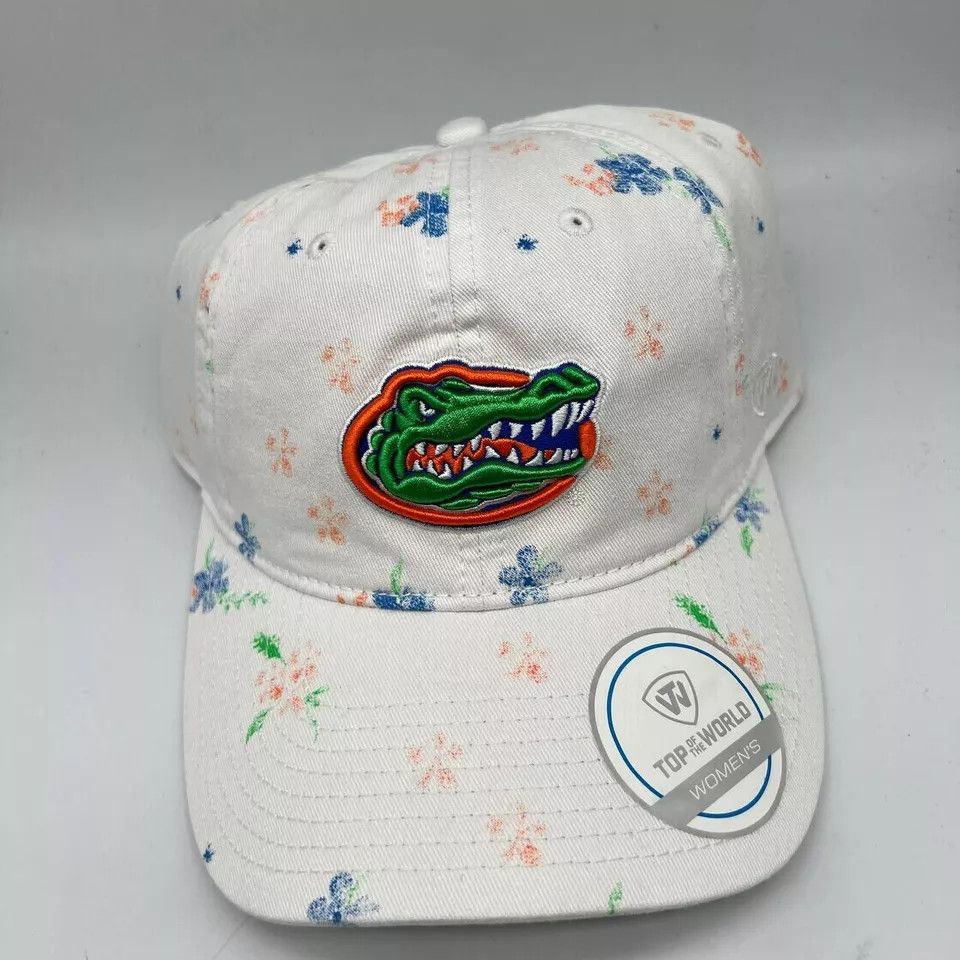 Top Of The World Florida Gators NCAA Hat Strapback Cap White New Women ...