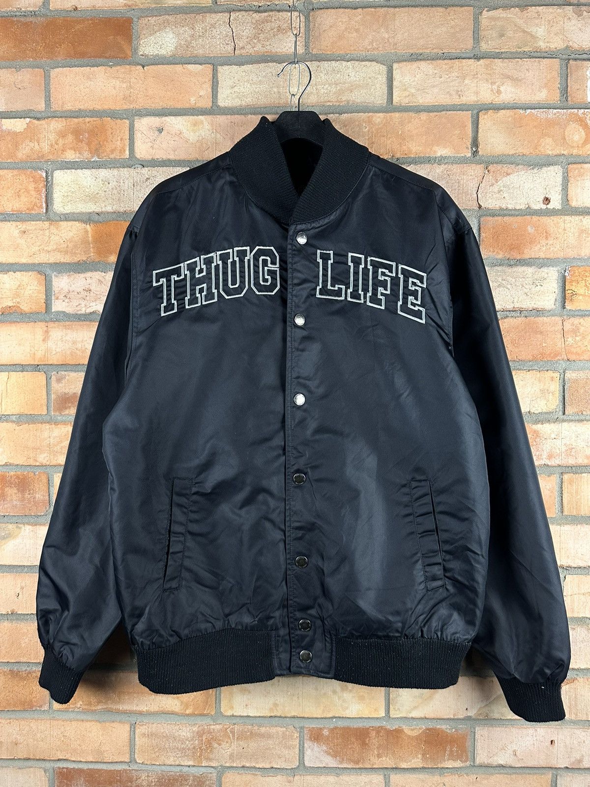 Band Tees × Streetwear × Vintage Vintage 2Pac Thug Life Bomber | Grailed