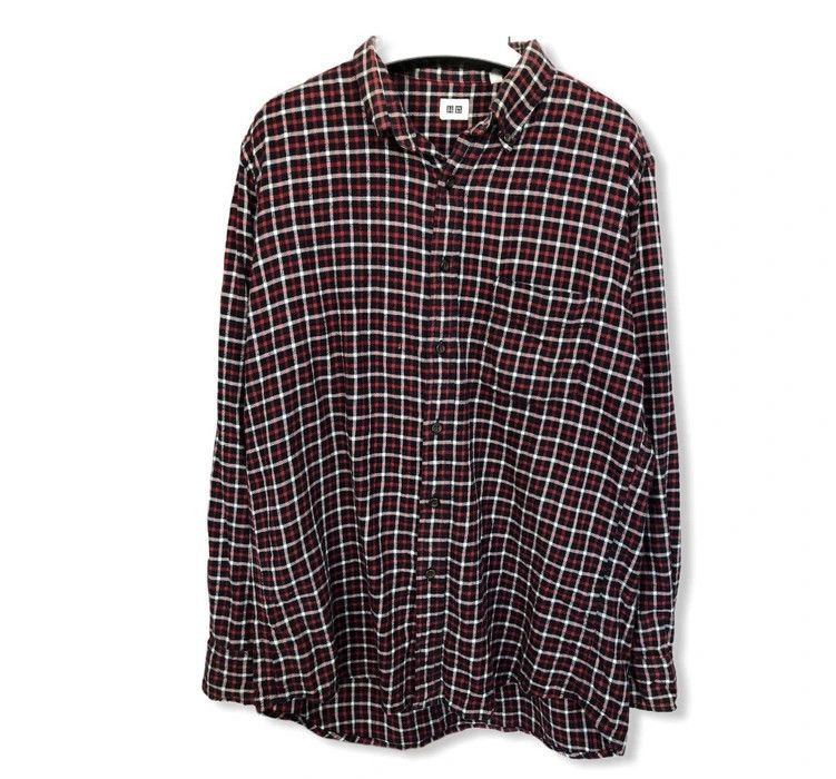 Flannel × Japanese Brand × Streetwear Japanese Brand Uniqlo Plaid ...