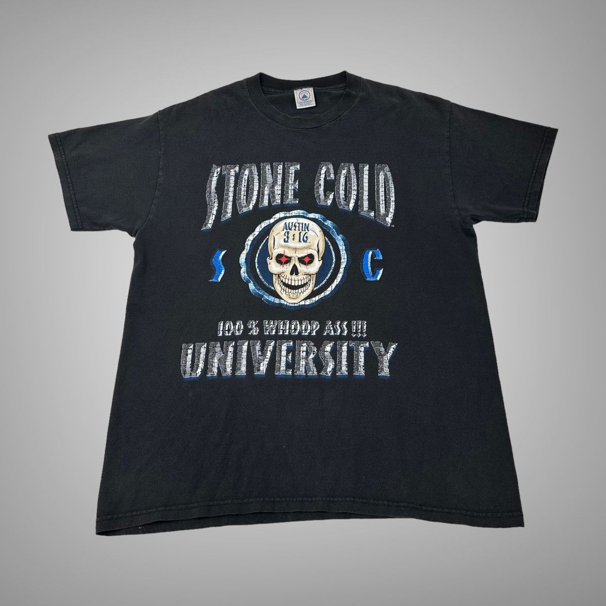 Vintage Vintage 1998 stone cold university T-shirt | Grailed