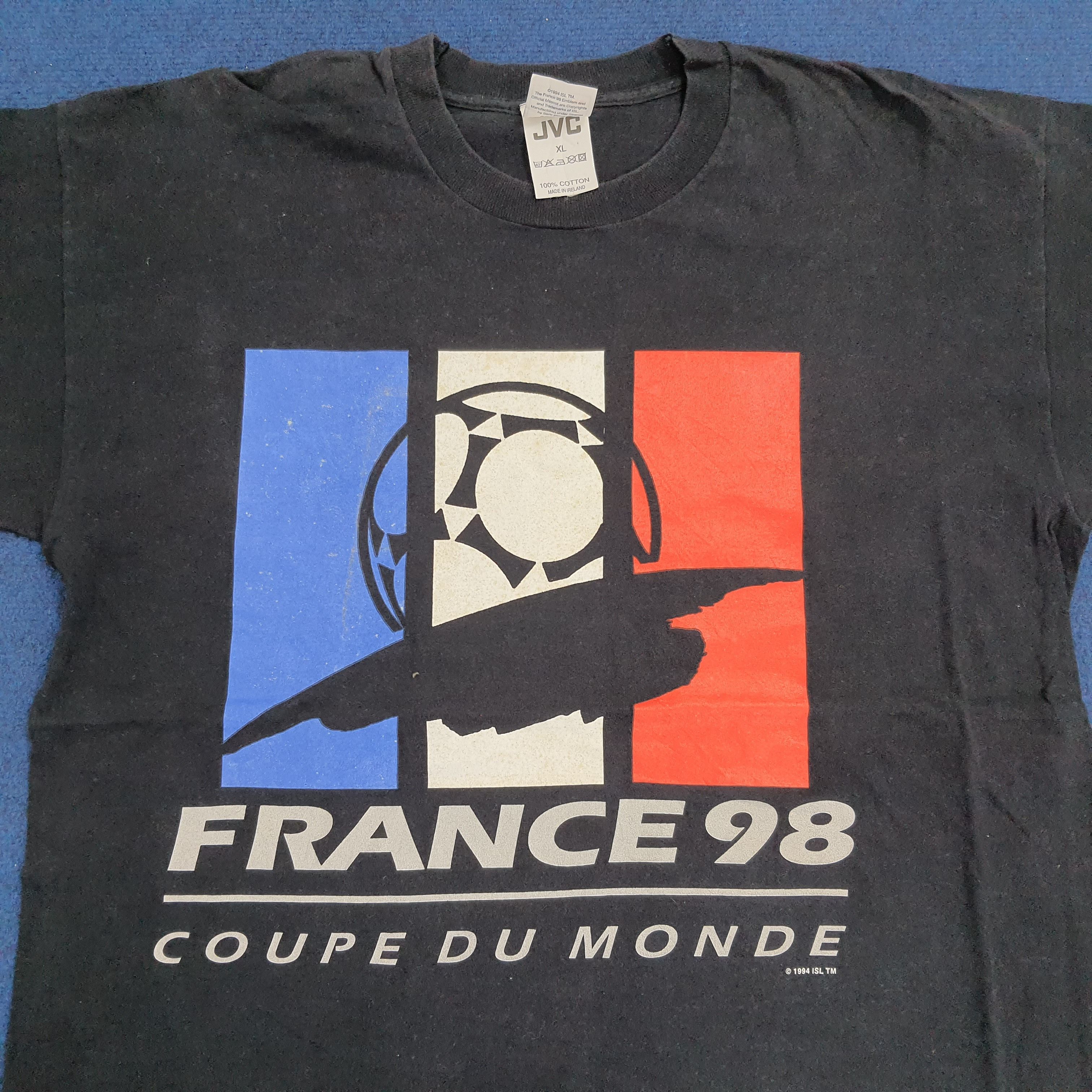 Vintage 90's France 98 Coupe Du Monde T-shirt | Grailed