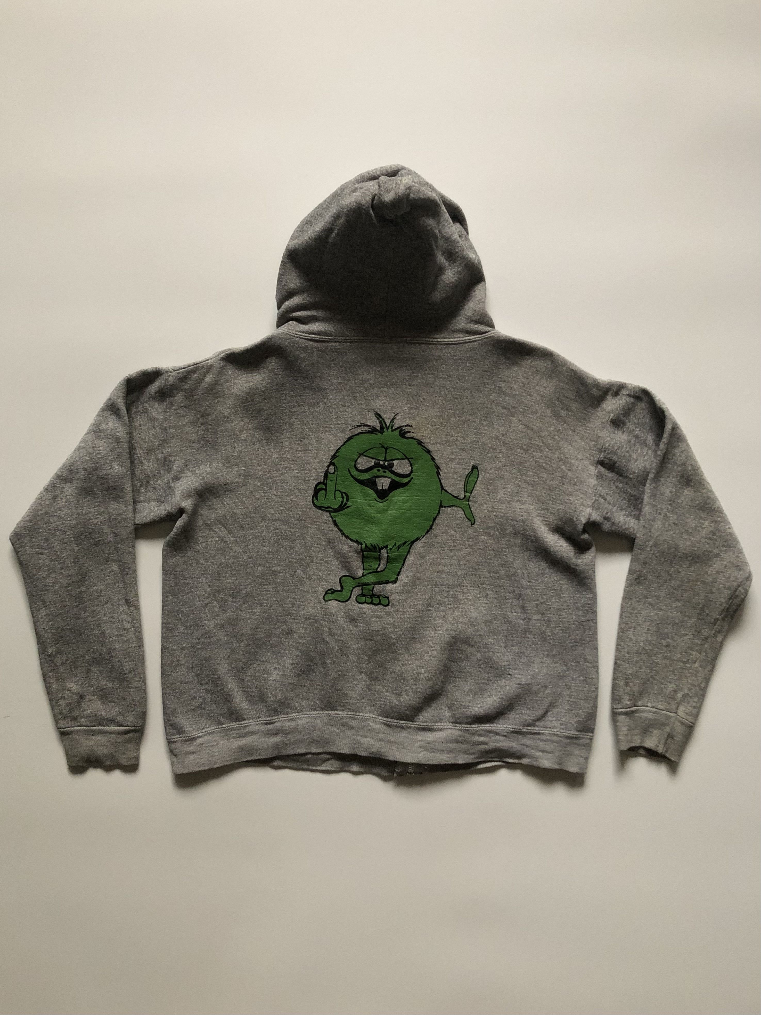 Vintage Vintage Camacho Middle Finger Zip Jacket Hoodie | Grailed