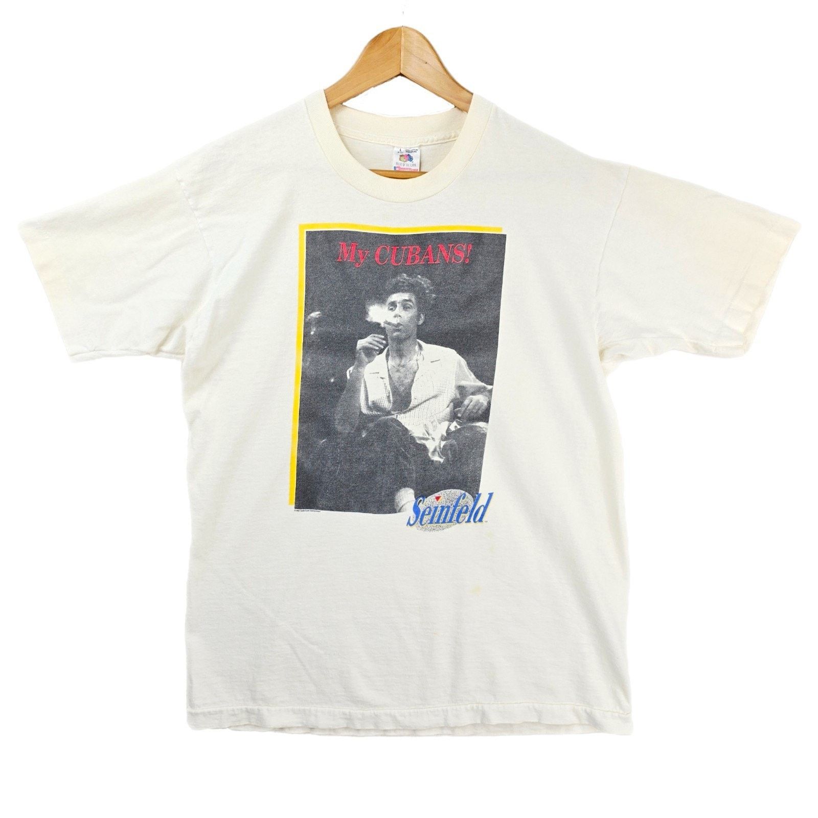 Fruit Of The Loom Vintage 90s Seinfeld Kramer Shirt Large My Cubans USA ...