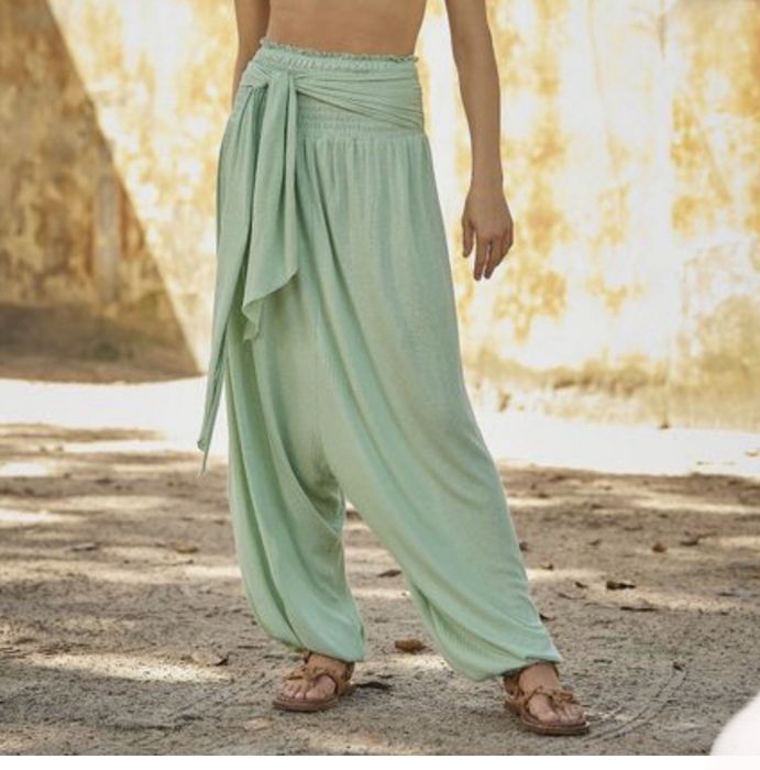 Free People Free People Beach Just Like That Convertible Harem Pants ...