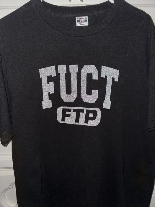 Fuct FUCT x FTP Reflective Academy Logo Tee | Grailed Fuct FUCT x FTP Reflective Academy Logo Tee | Grailed