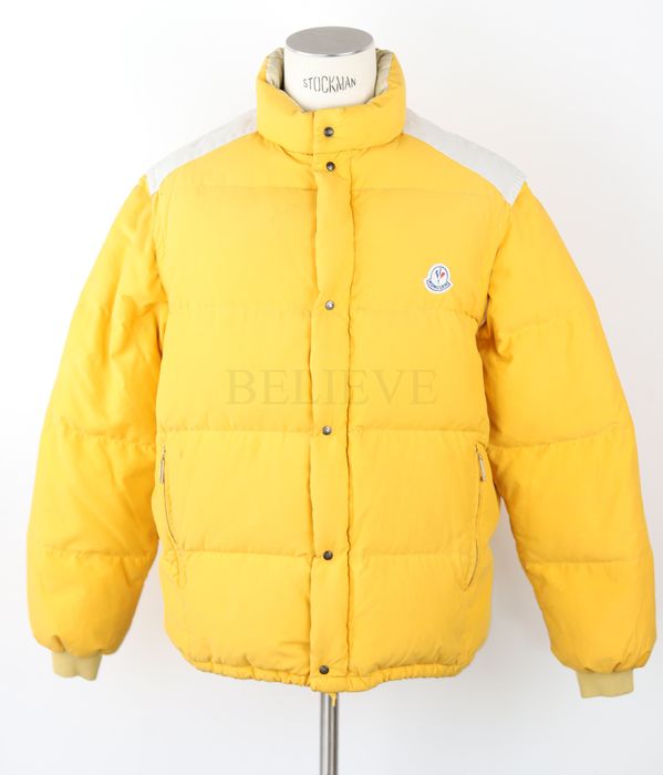Moncler MONCLER JACKET TRANSFORMER DOWN PUFFER YELLOW LOGO 344 | Grailed