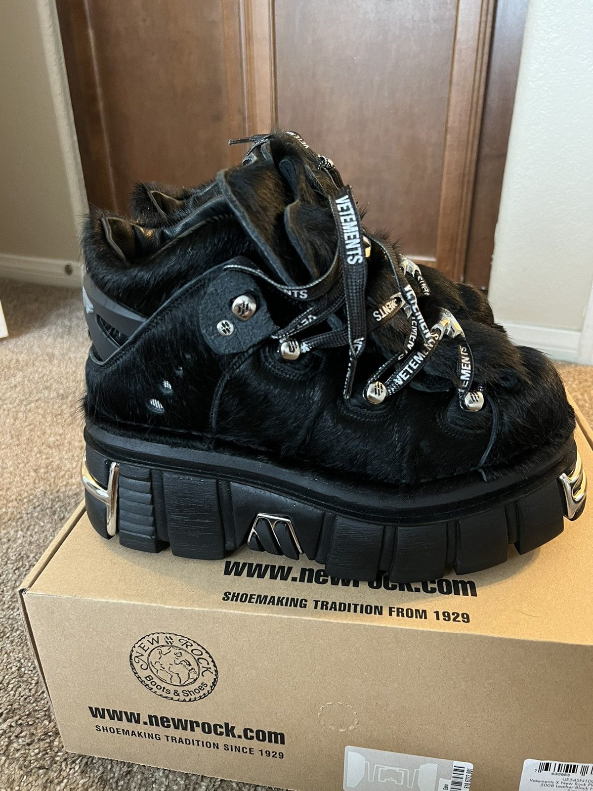 Vetements Vetements New Rock Pony Hair Boots | Grailed