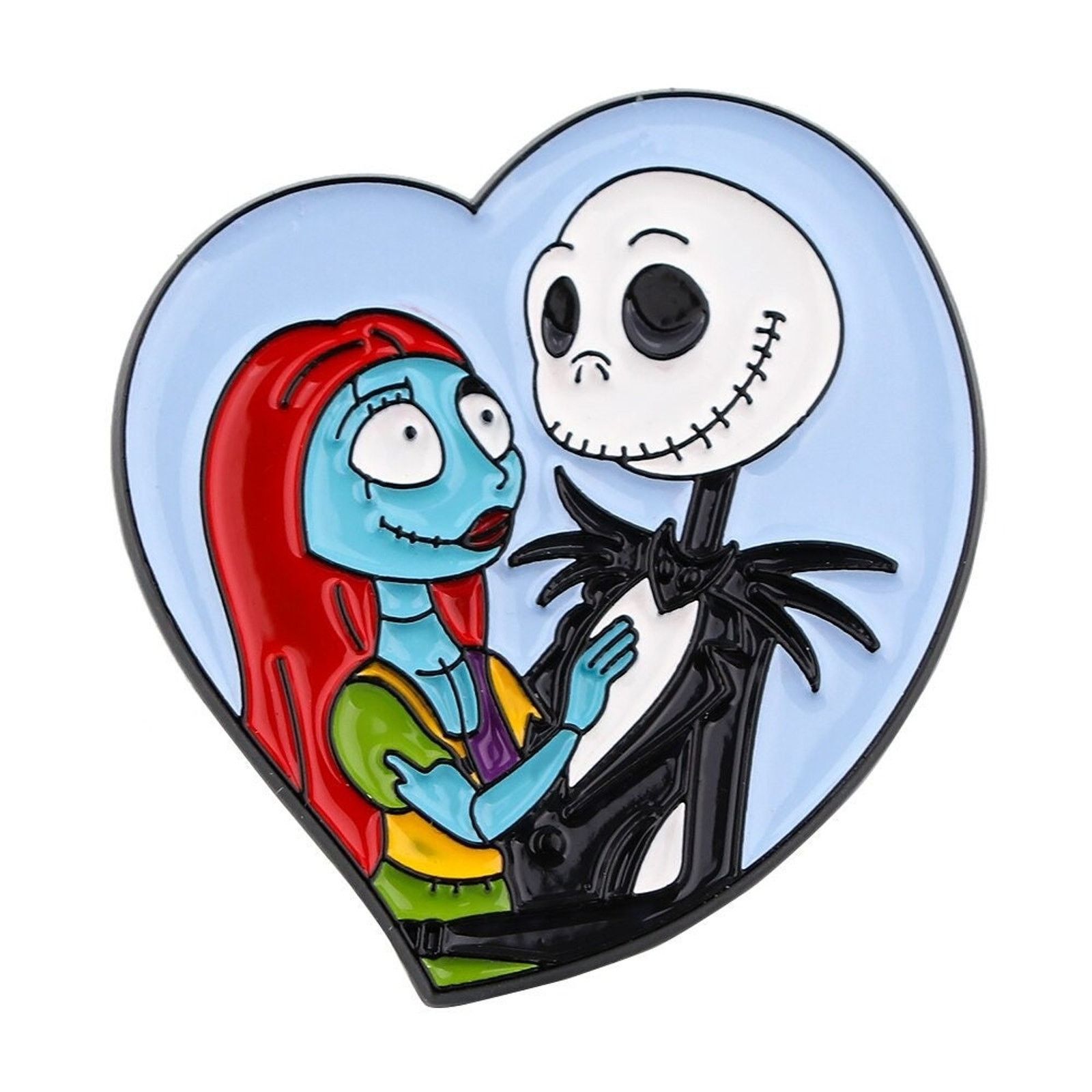 Pins Disney Characters Jack & Sally Enamel Pins 342 | Grailed