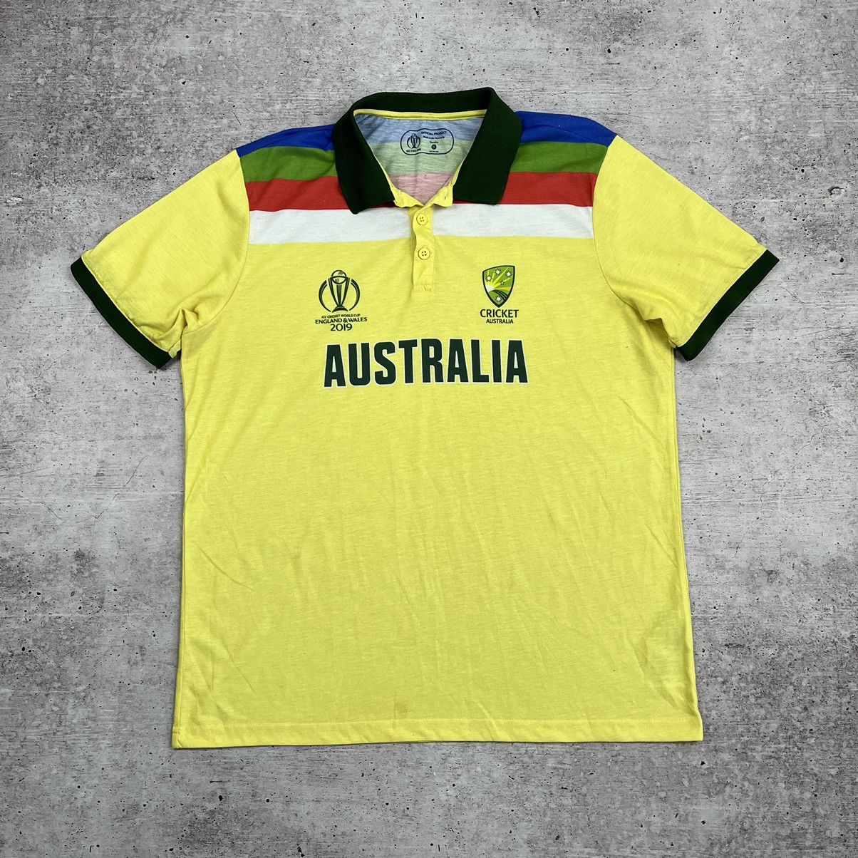 Soccer Jersey × Vintage Australia Cricket 2019 polo size XL | Grailed