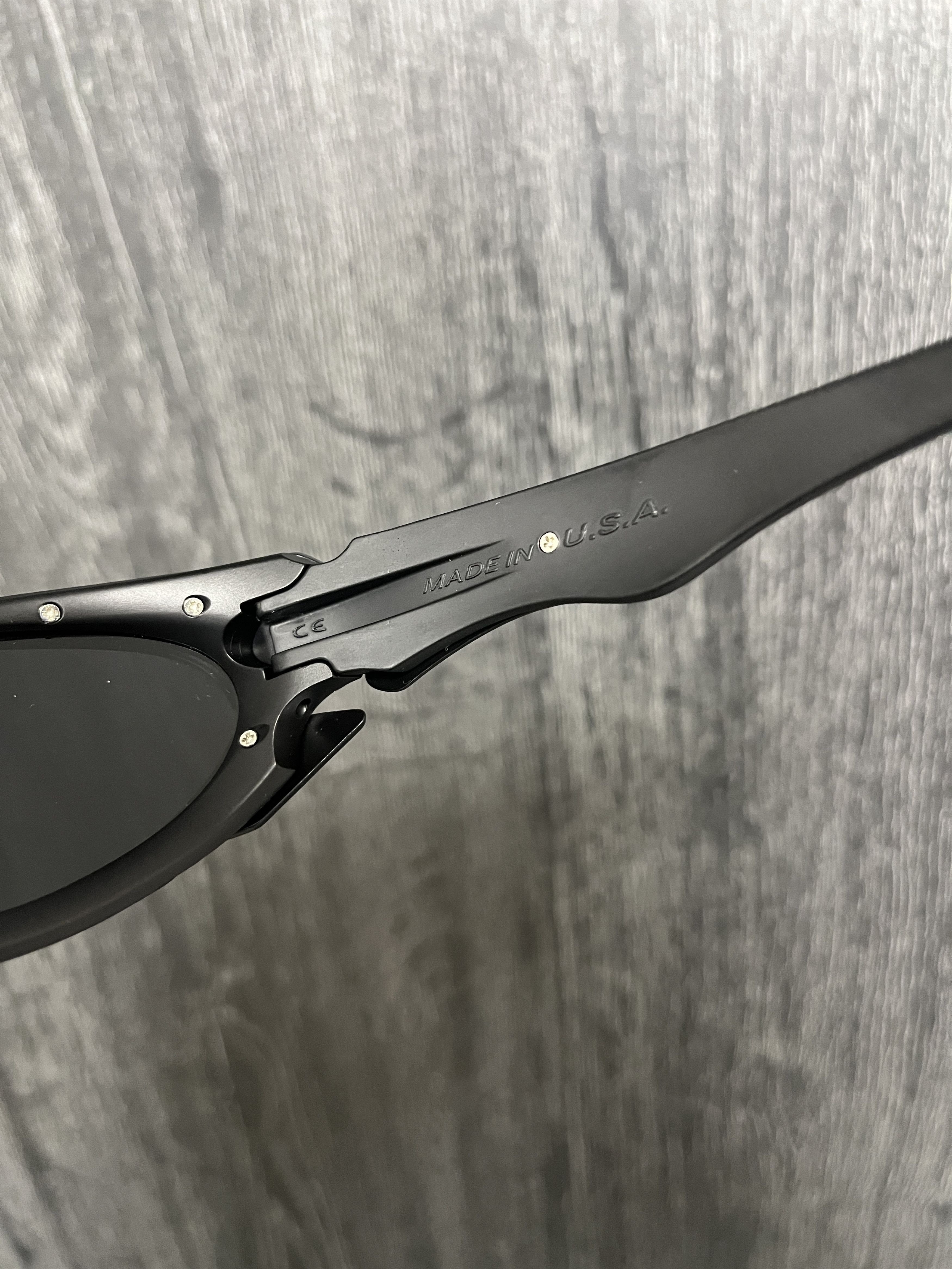 Vintage VINTAGE OAKLEY SUNGLASSES GREY METAL GORPCORE Y2K | Grailed