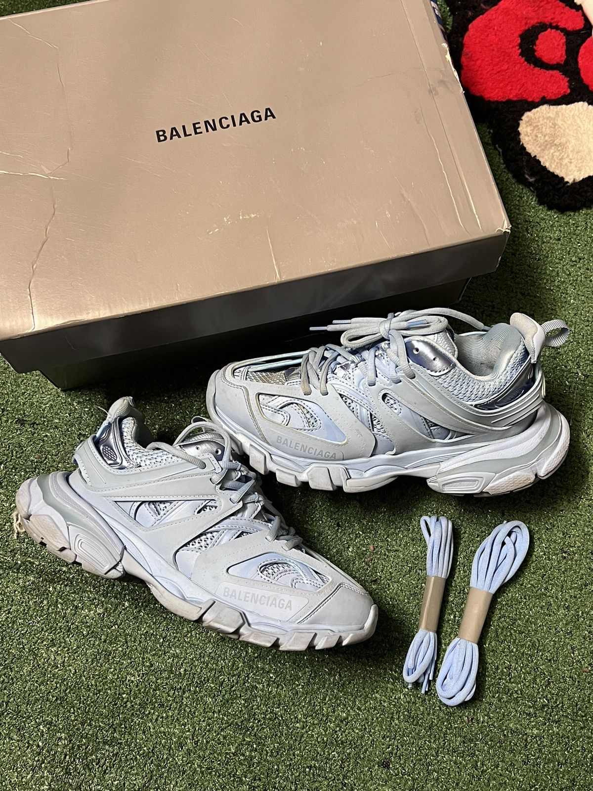 Balenciaga Balenciaga Light Blue Track Runners | Grailed
