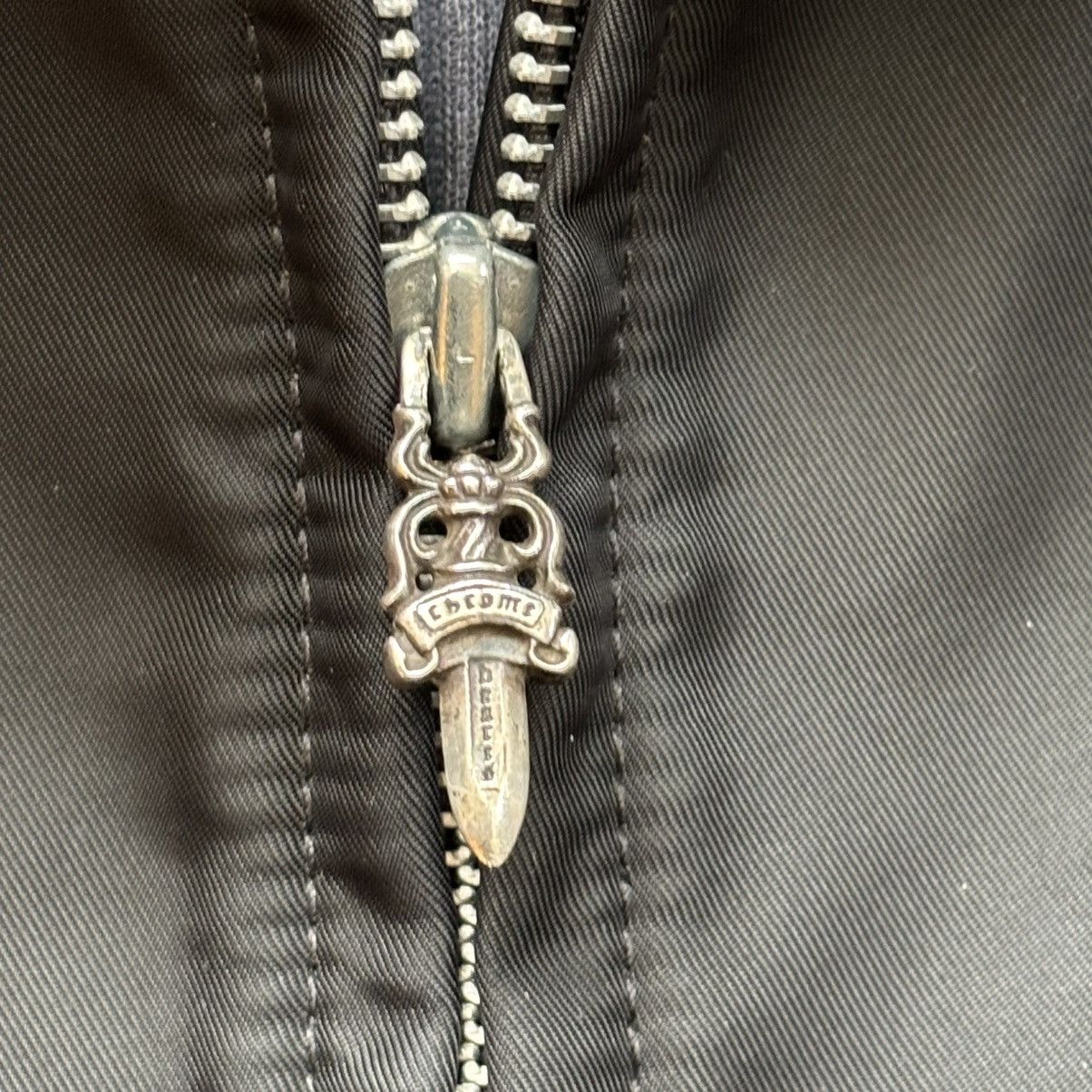 Chrome Hearts Chrome Hearts Cemetery Cross Patches Nylon Track Jacket ...