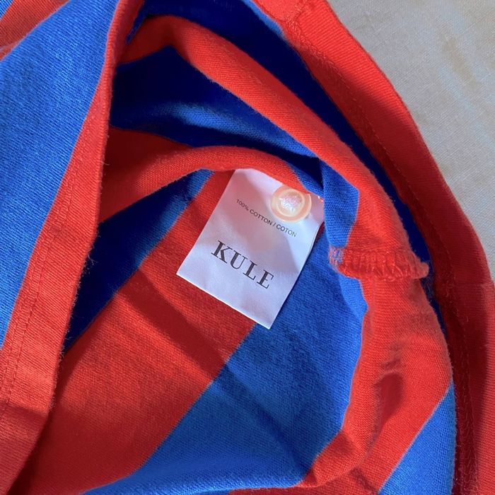 Kule Kule The Rugby Top in Royal/Poppy, Medium | Grailed