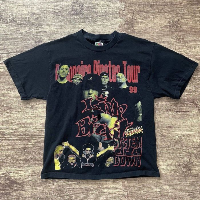 Vintage Vintage 1999 Method Man Red Man Limp Bizkit SOAD Band Shirt ...