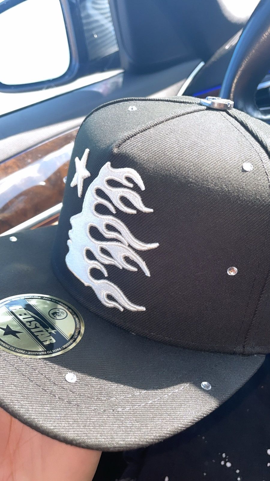 HELLSTAR Hellstar “Starry night” fitted hat 7 1/2 | Grailed