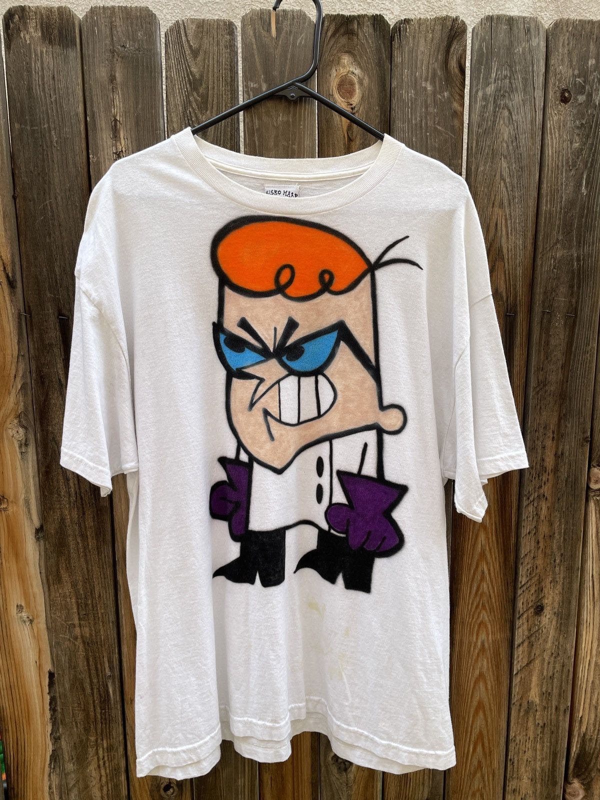 Streetwear Dexter laboratory airbrushed shirt | Grailed
